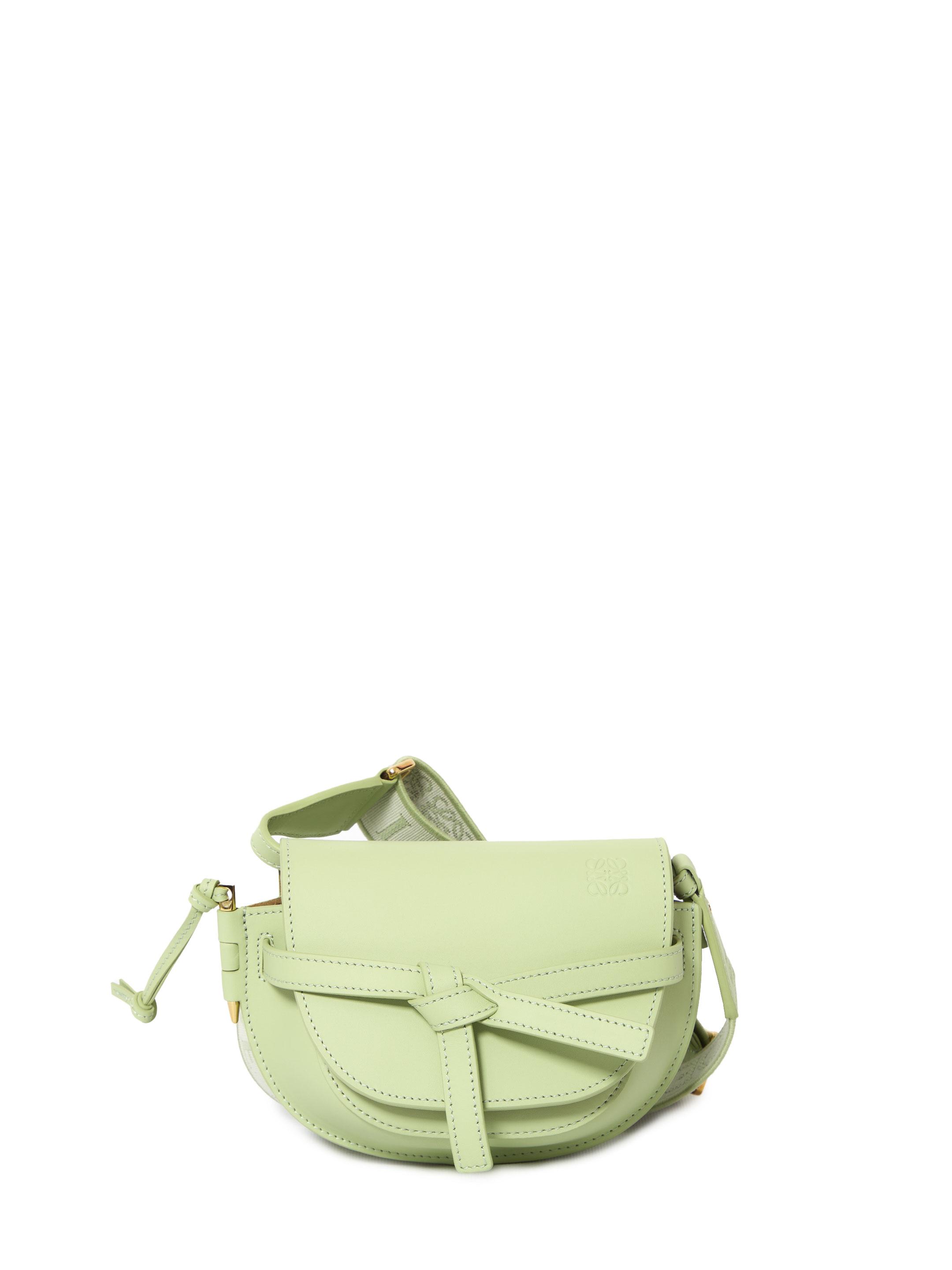 Loewe Mini Gate Dual Bag in Green | Lyst