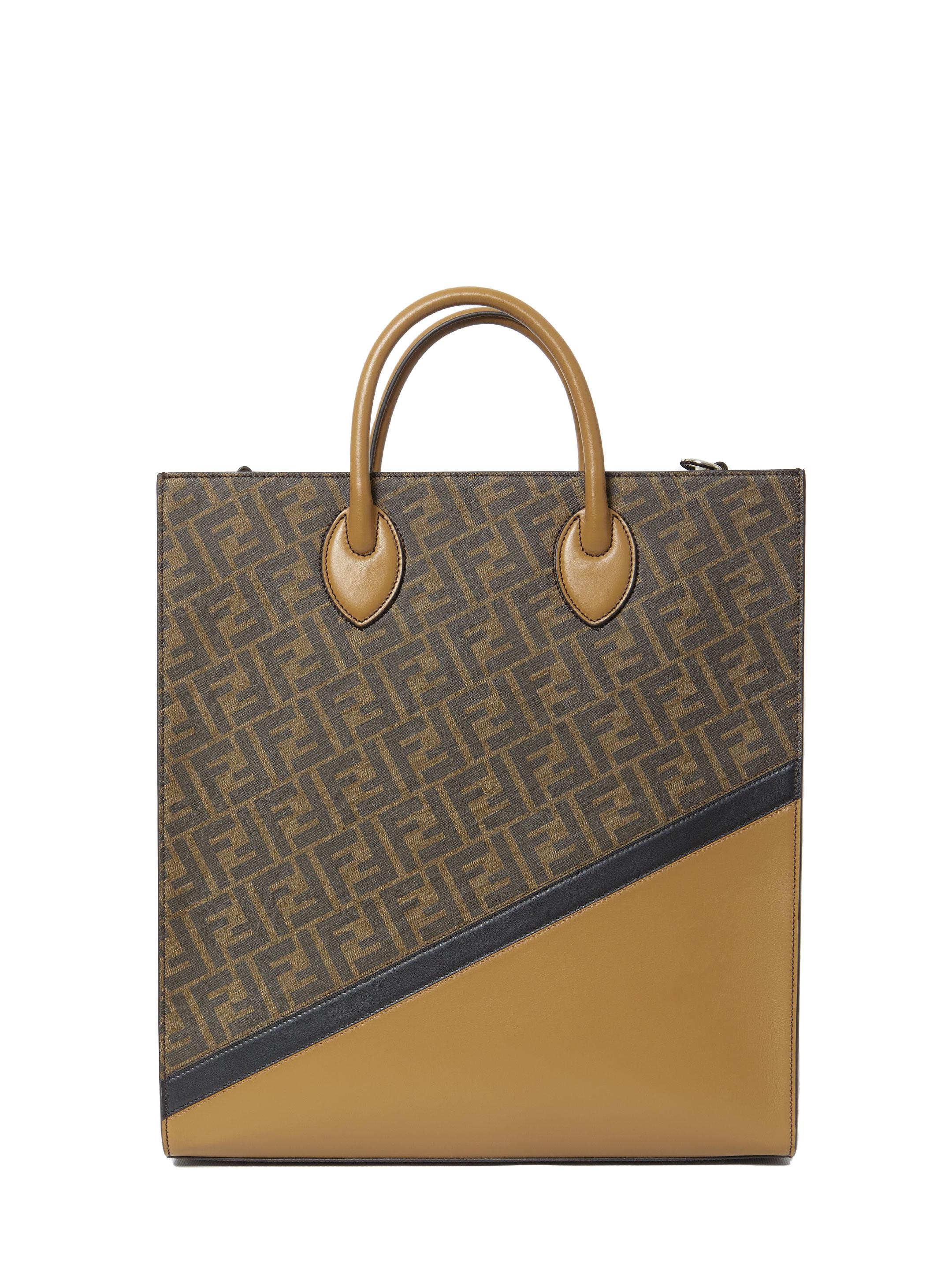 Fendi Vertical Tote Bag in Natural for Men | Lyst