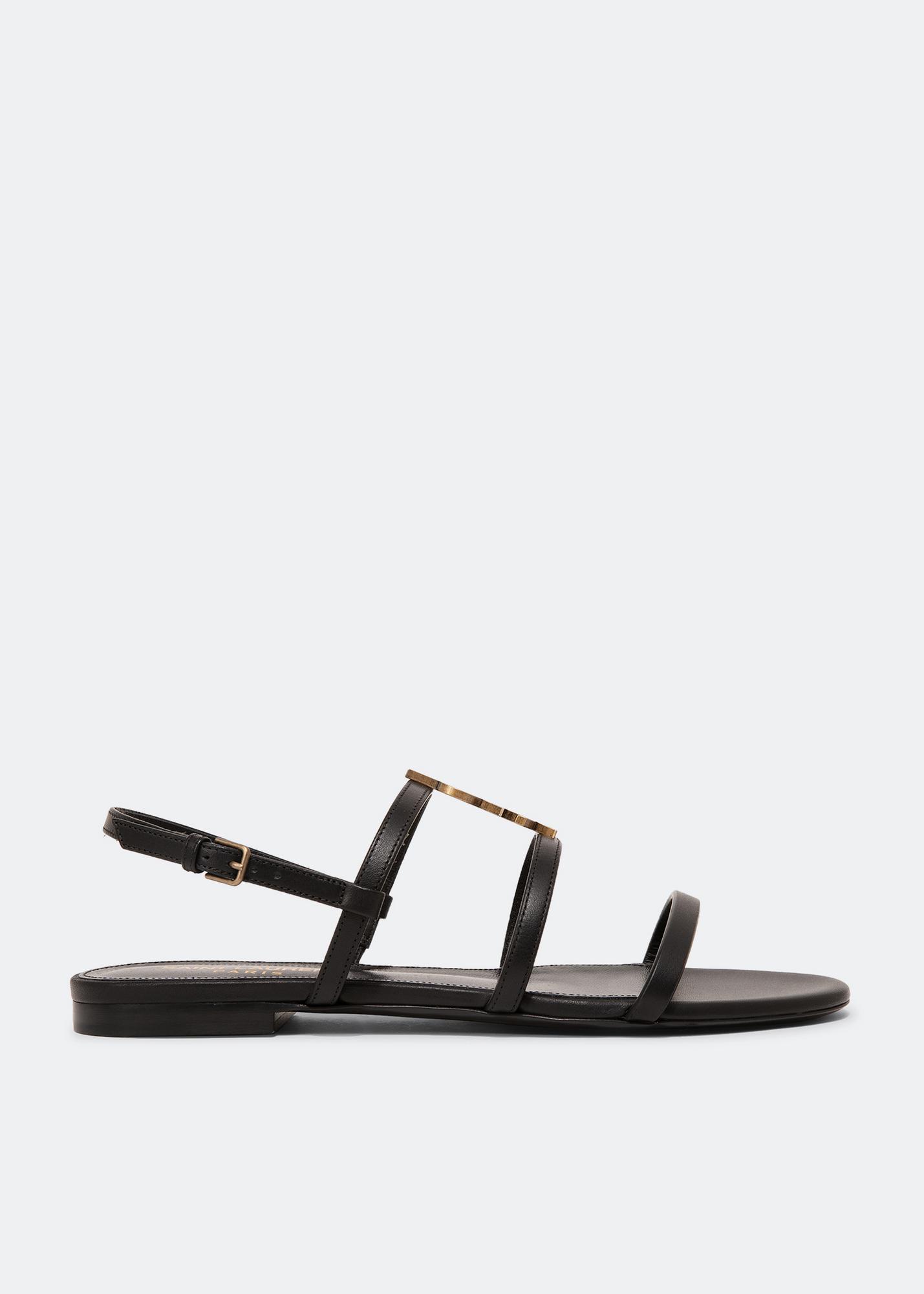 Women's Saint Laurent Flat sandals | Lyst Women's Saint Laurent Flat sandals | Lyst