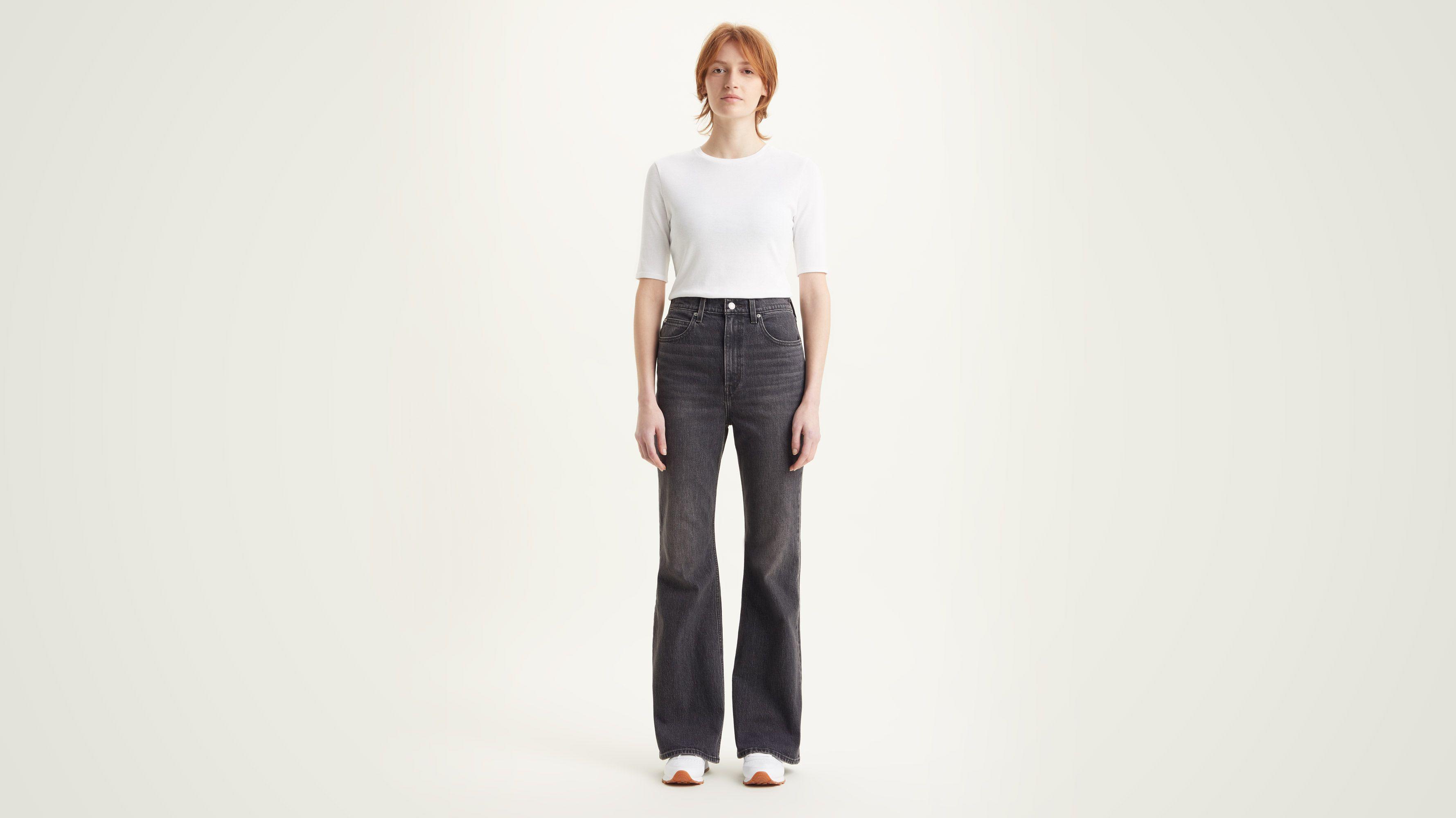 Levi's 70's High Flare Jeans in Black | Lyst UK