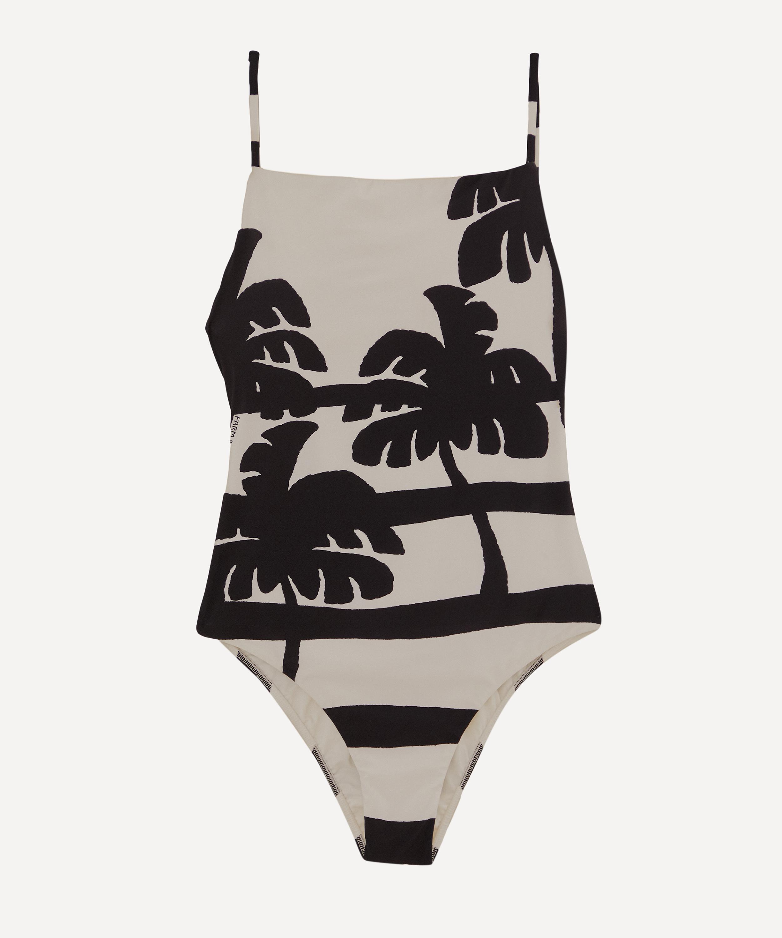 FARM Rio 'Coconut One-Piece Swimsuit in Black | Lyst UK