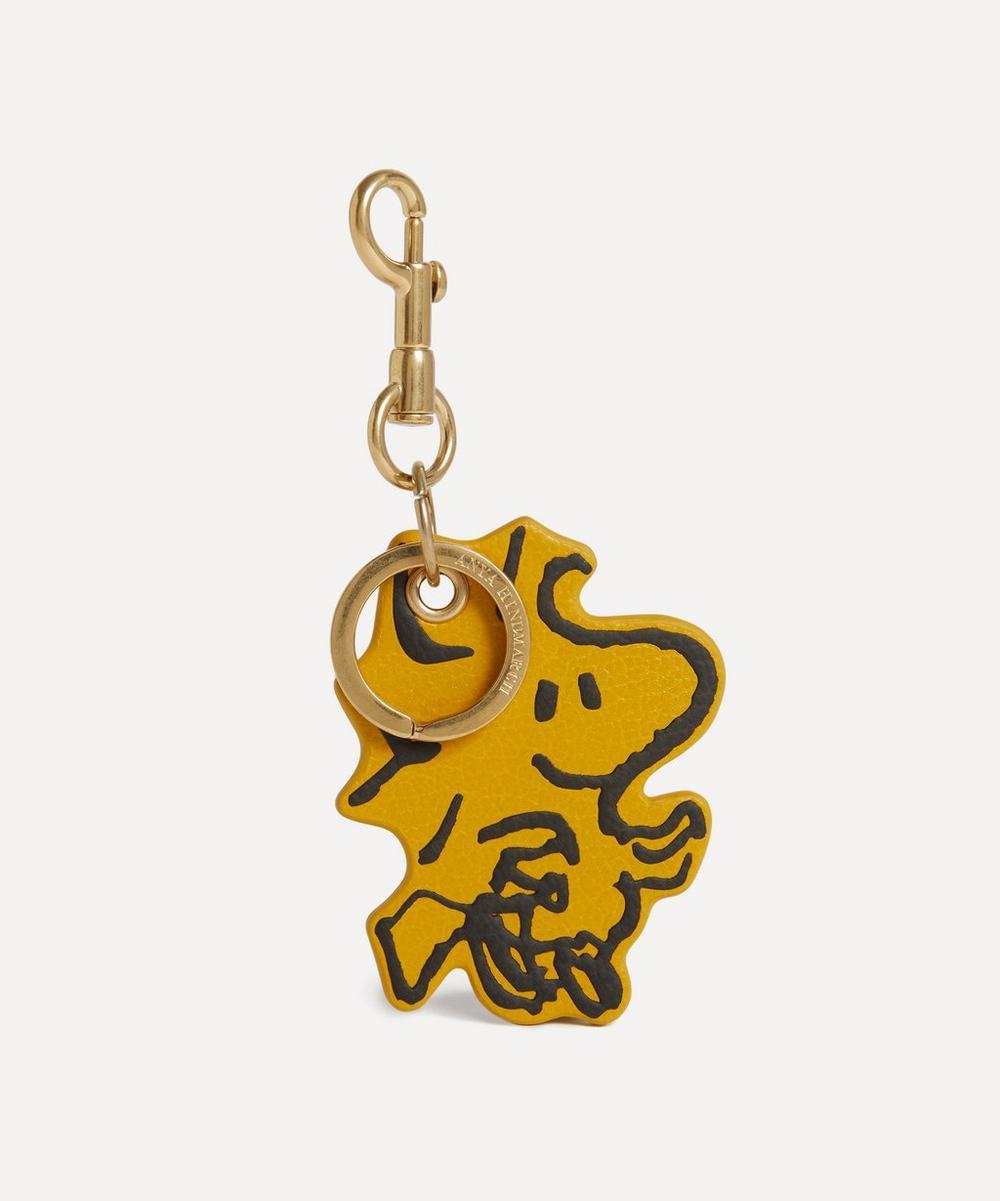 Anya Hindmarch Peanuts Woodstock Key Charm in Metallic | Lyst