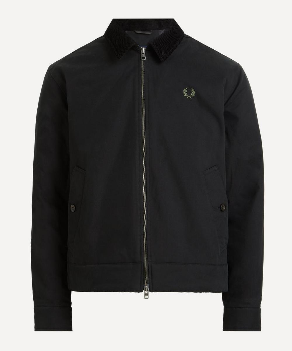 Fred Perry Caban Field Jacket in Black for Men | Lyst