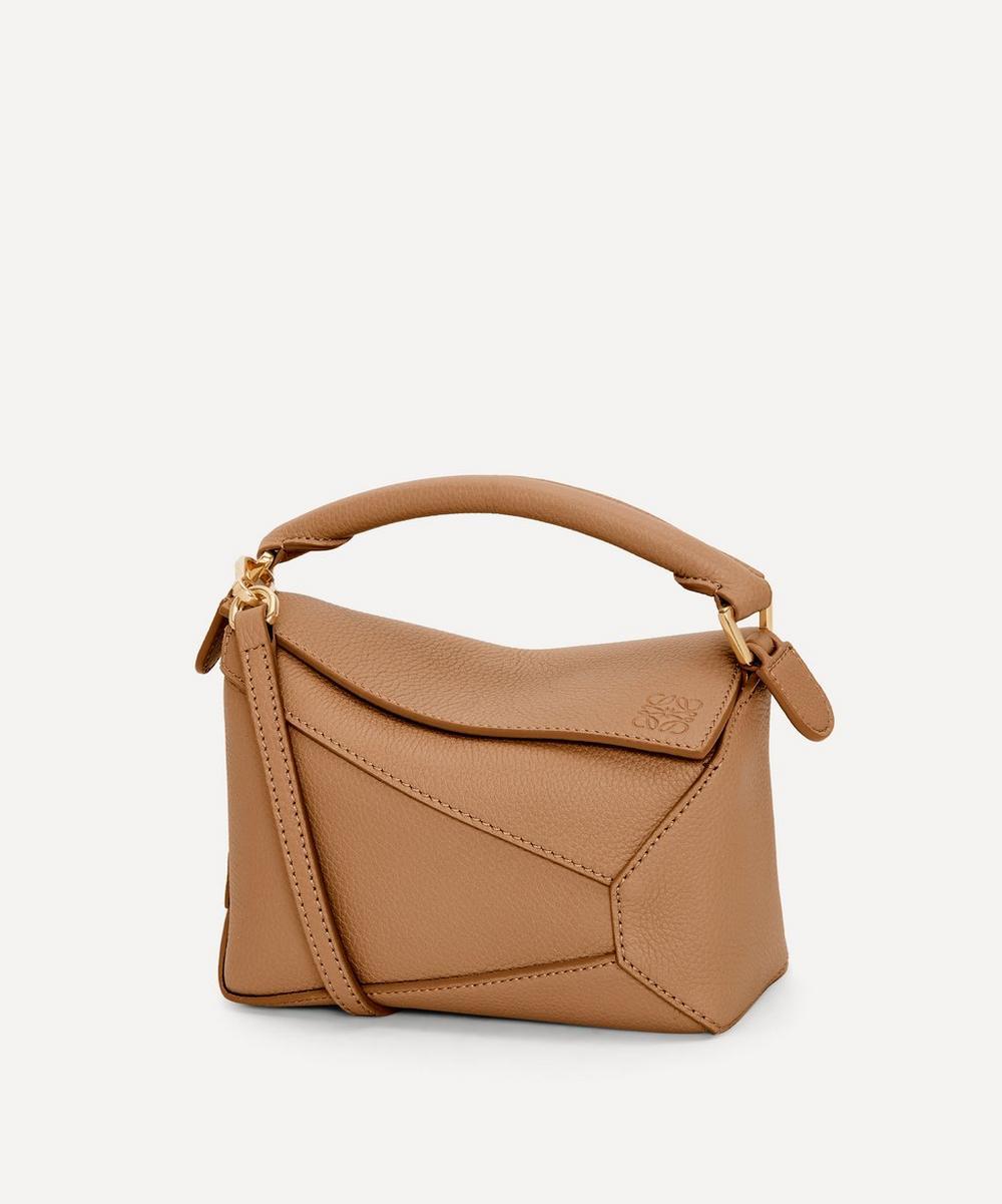 Loewe Mini Puzzle Edge Shoulder Bag in Brown | Lyst
