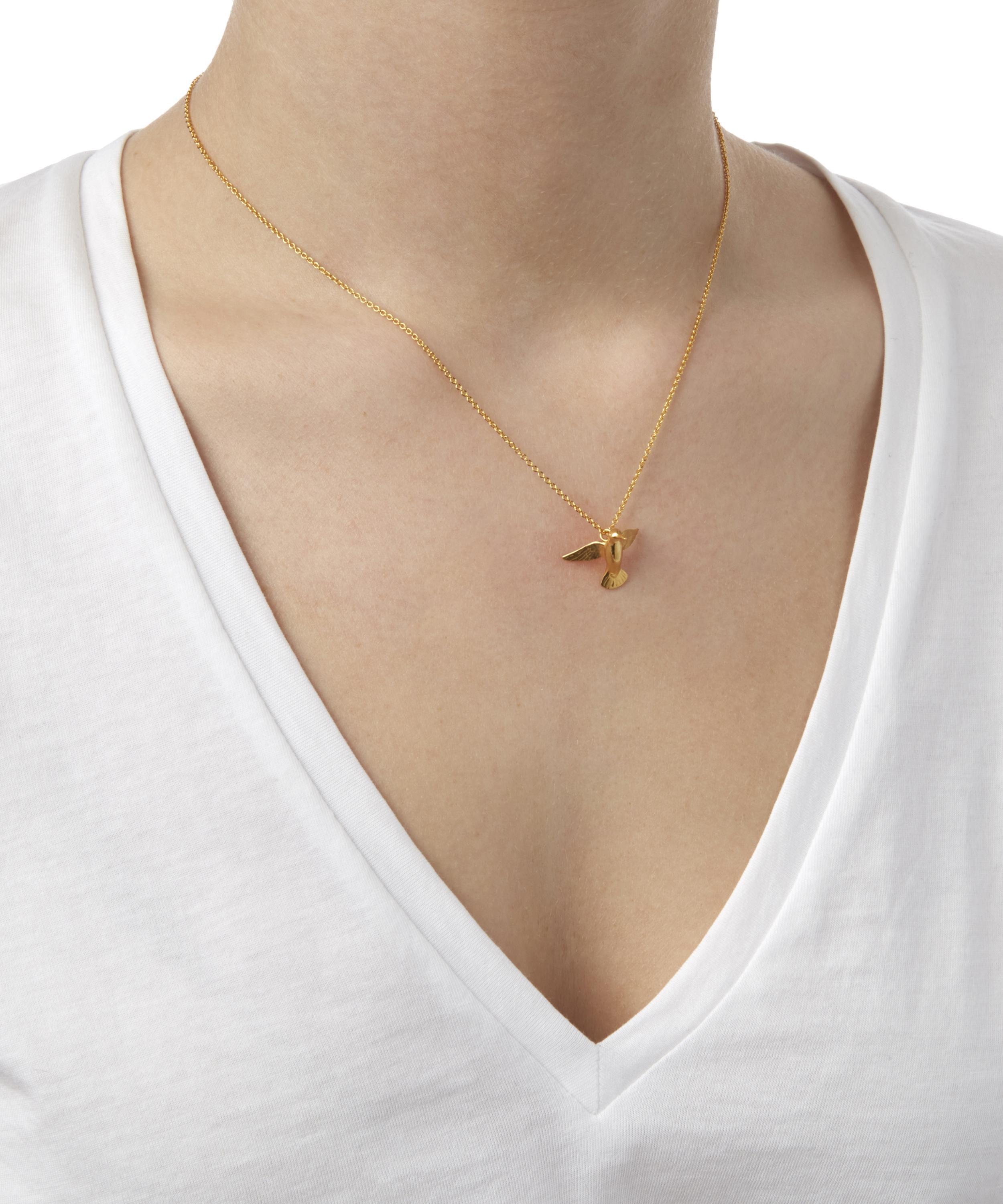 Alex Monroe Hummingbird Necklace 2024 www.epicamlv