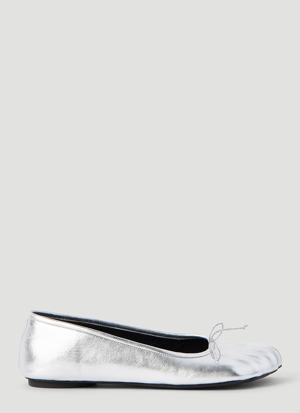 Balenciaga Fetish Anatomic Ballerina Flats In White Lyst Uk