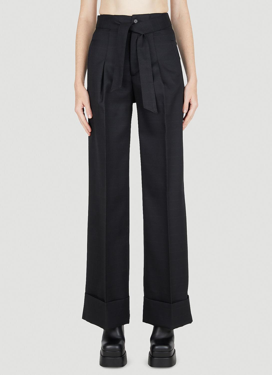 CAPASA MILANO Pinstripe Pants in Blue | Lyst