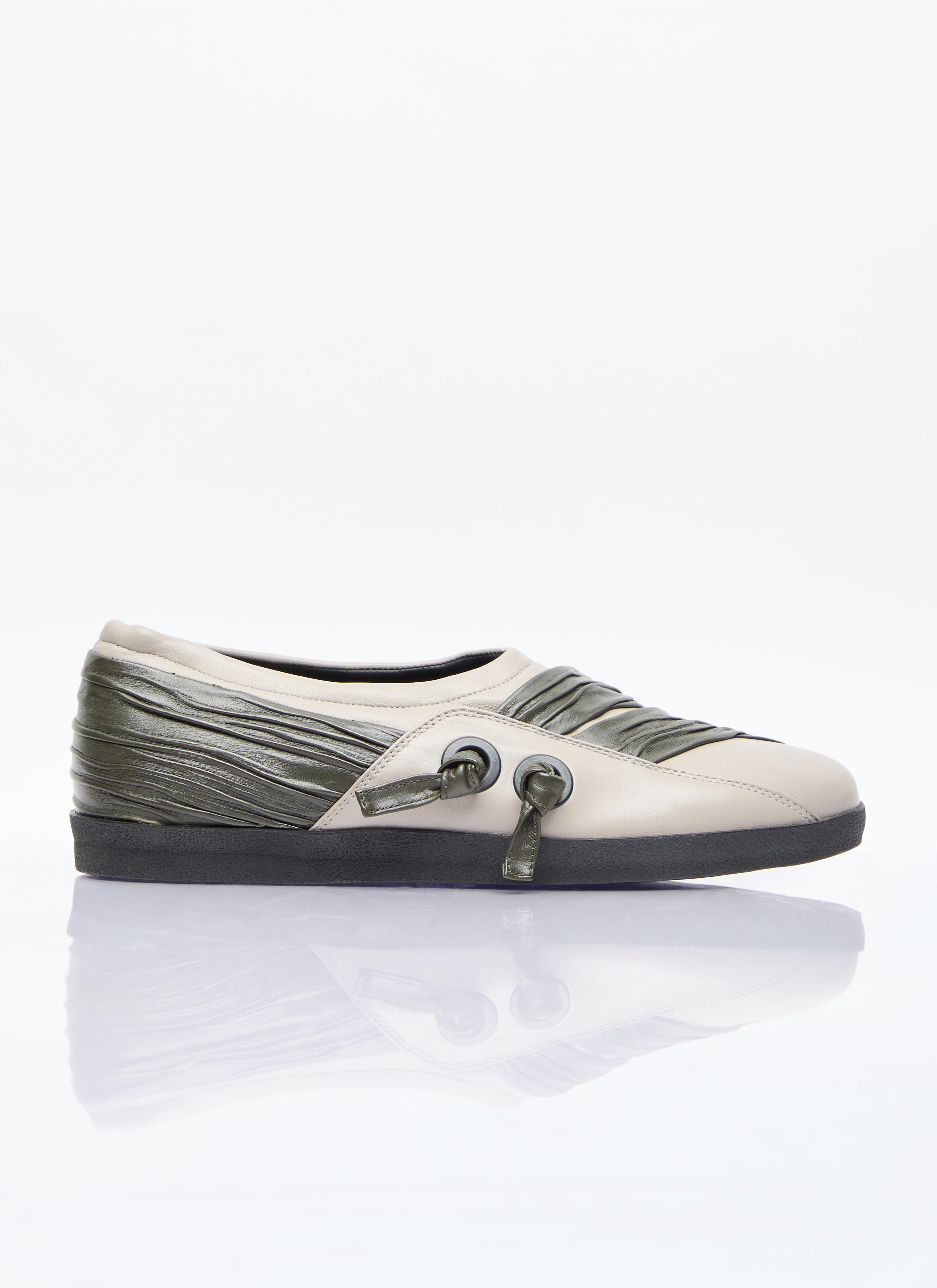 Kiko Kostadinov Wrinkled Slip-on Shoes in White for Men | Lyst UK