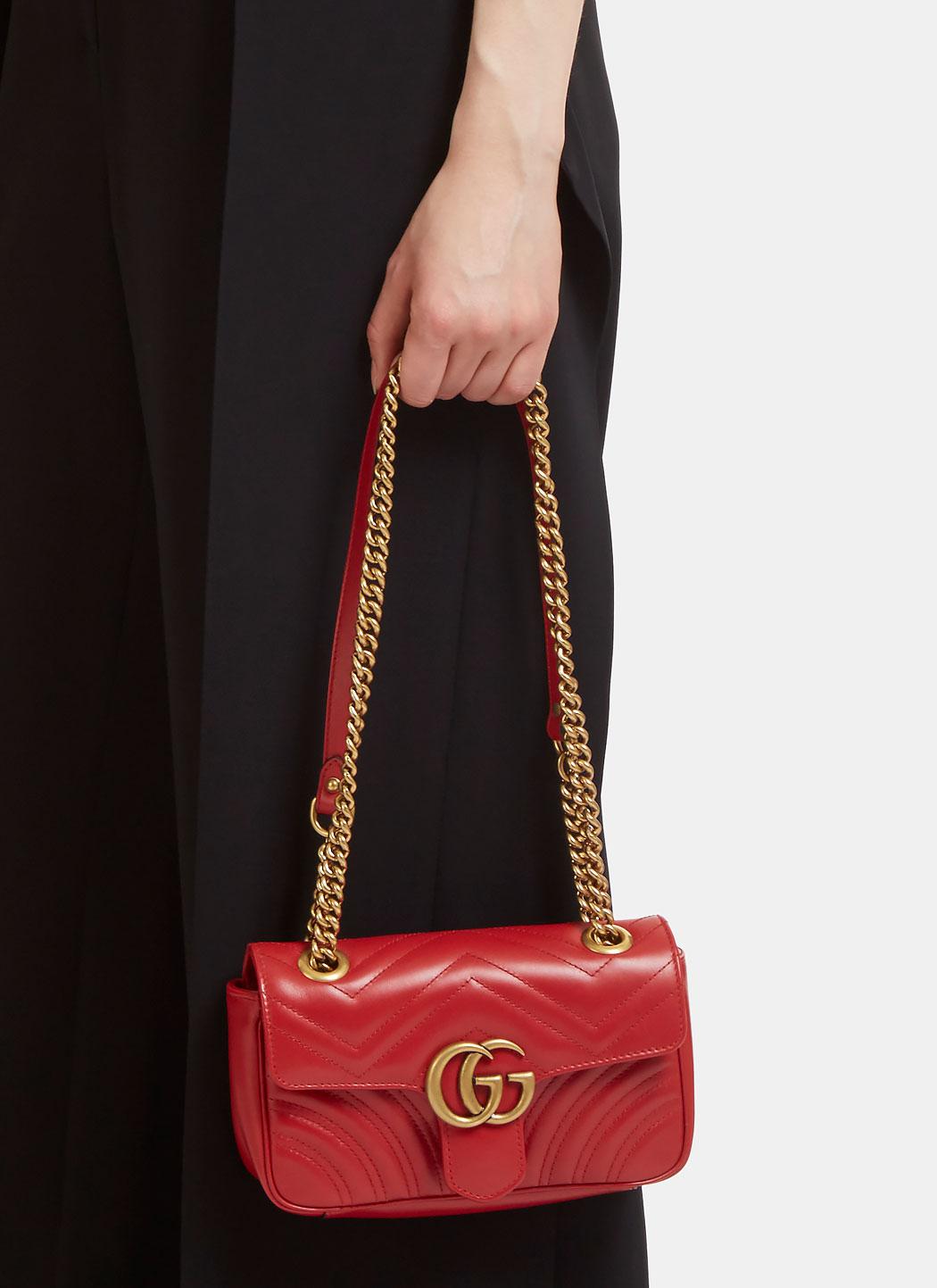 Gucci Gg Marmont Matelasse Leather Shoulder Bag | IUCN Water Gucci Gg Marmont Matelasse Leather Shoulder Bag | IUCN Water