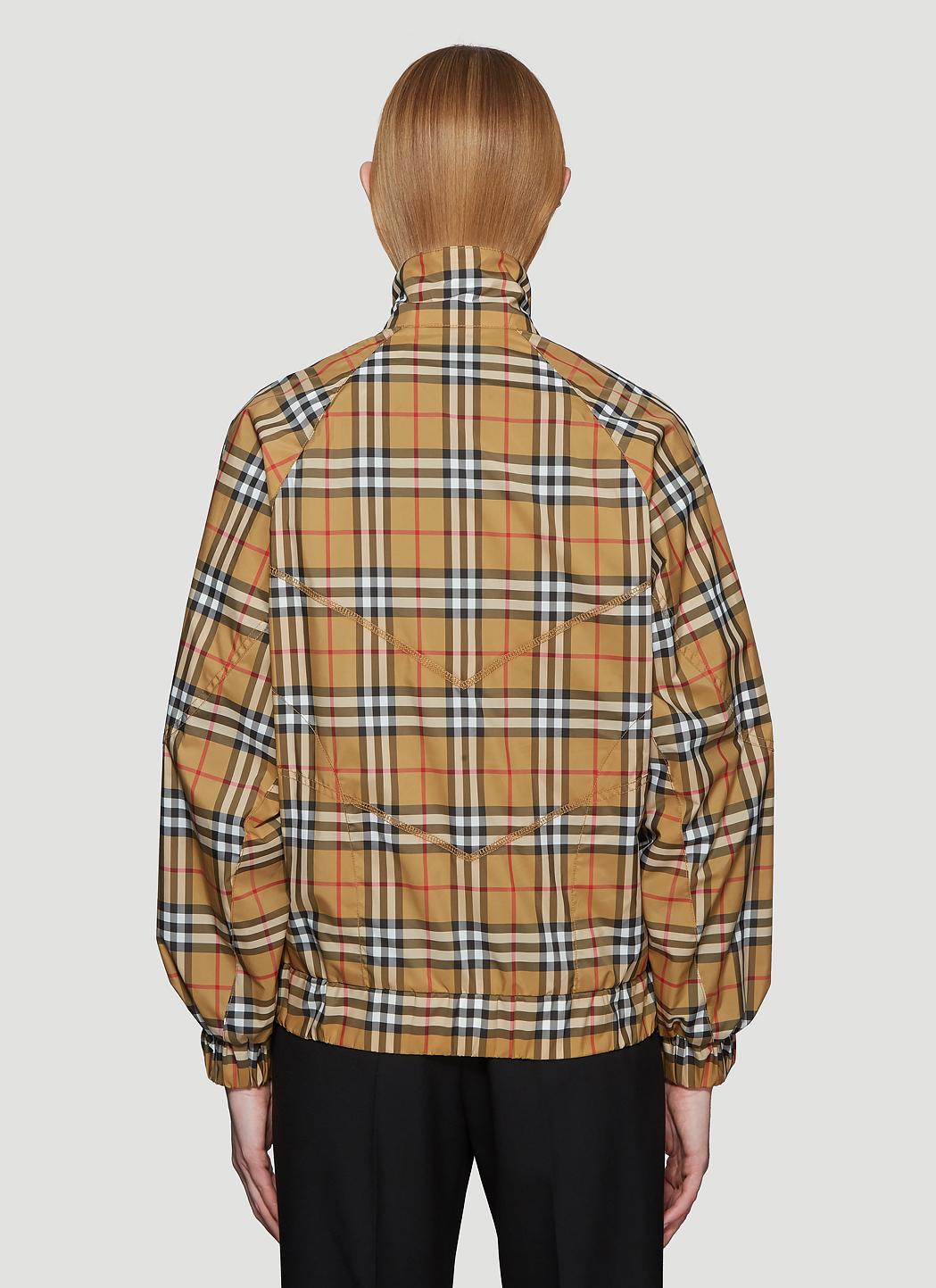 Lyst Burberry Cashmere Harrington Jacket In Brown For Men