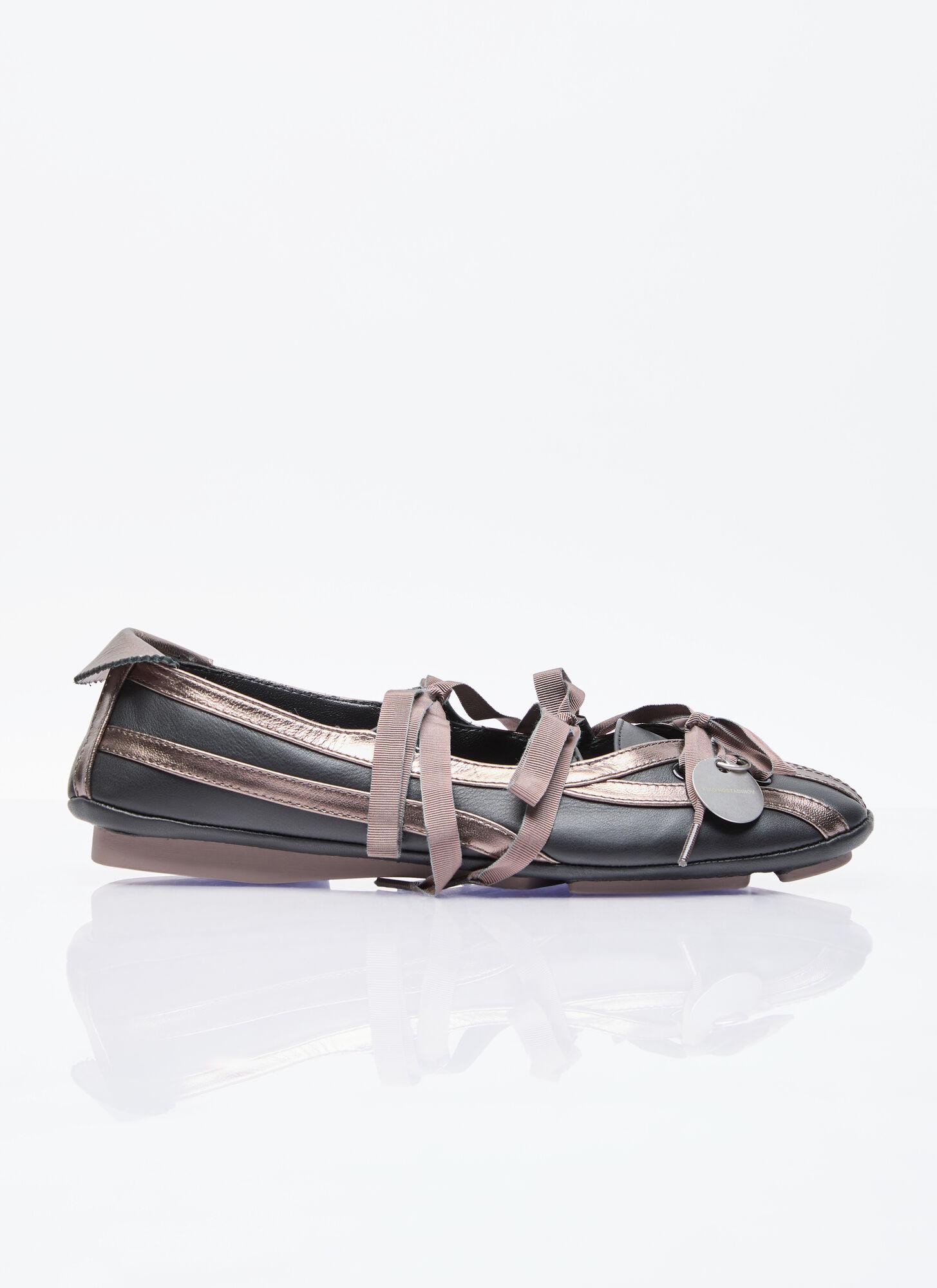 Kiko Kostadinov Lella Hybrid Flats in Brown | Lyst UK