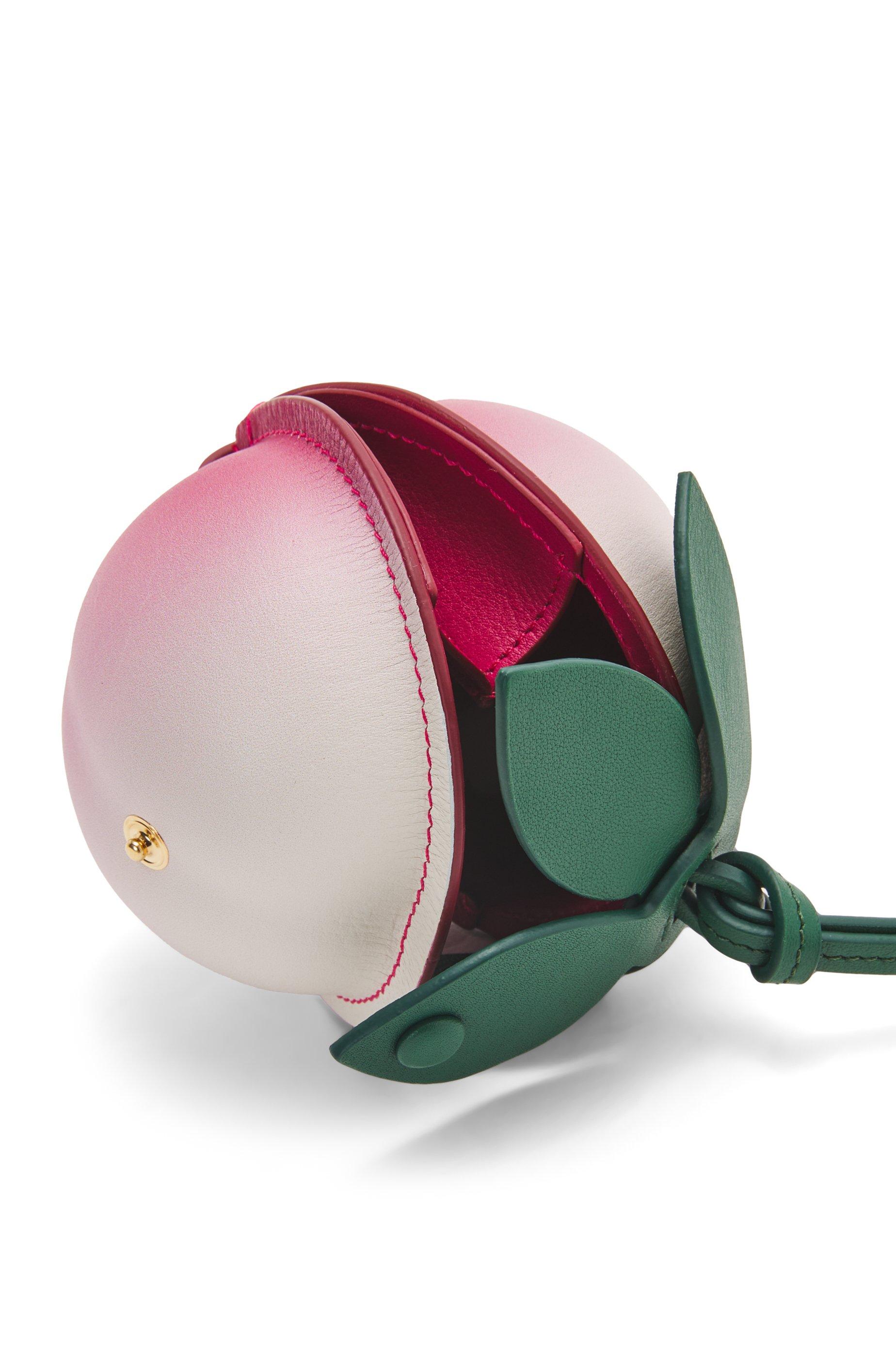 Loewe Luxury Peach Pouch In Classic Calfskin in White | Lyst