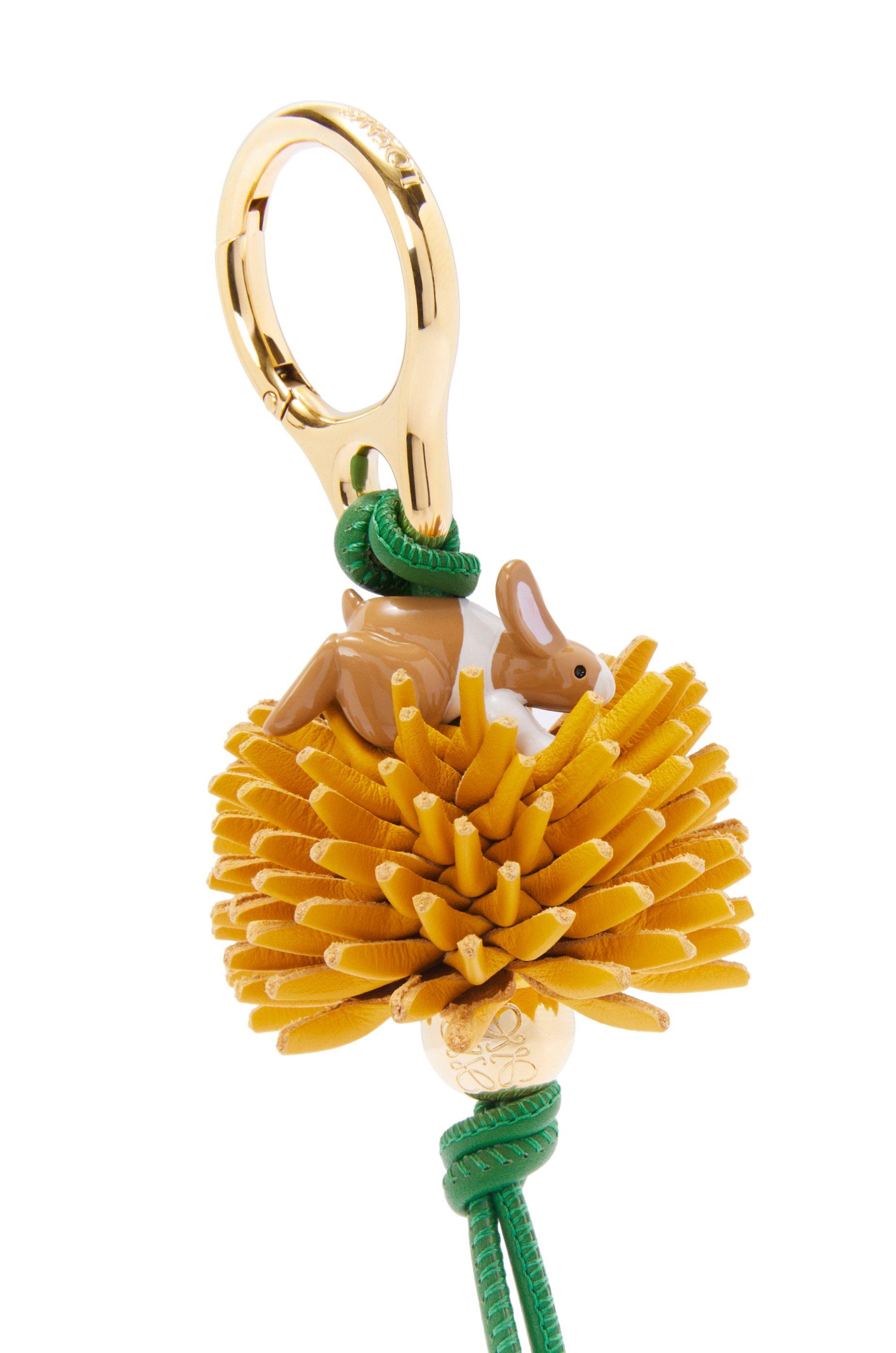 Loewe Luxury Bunny Charm In Calfskin in Yellow | Lyst