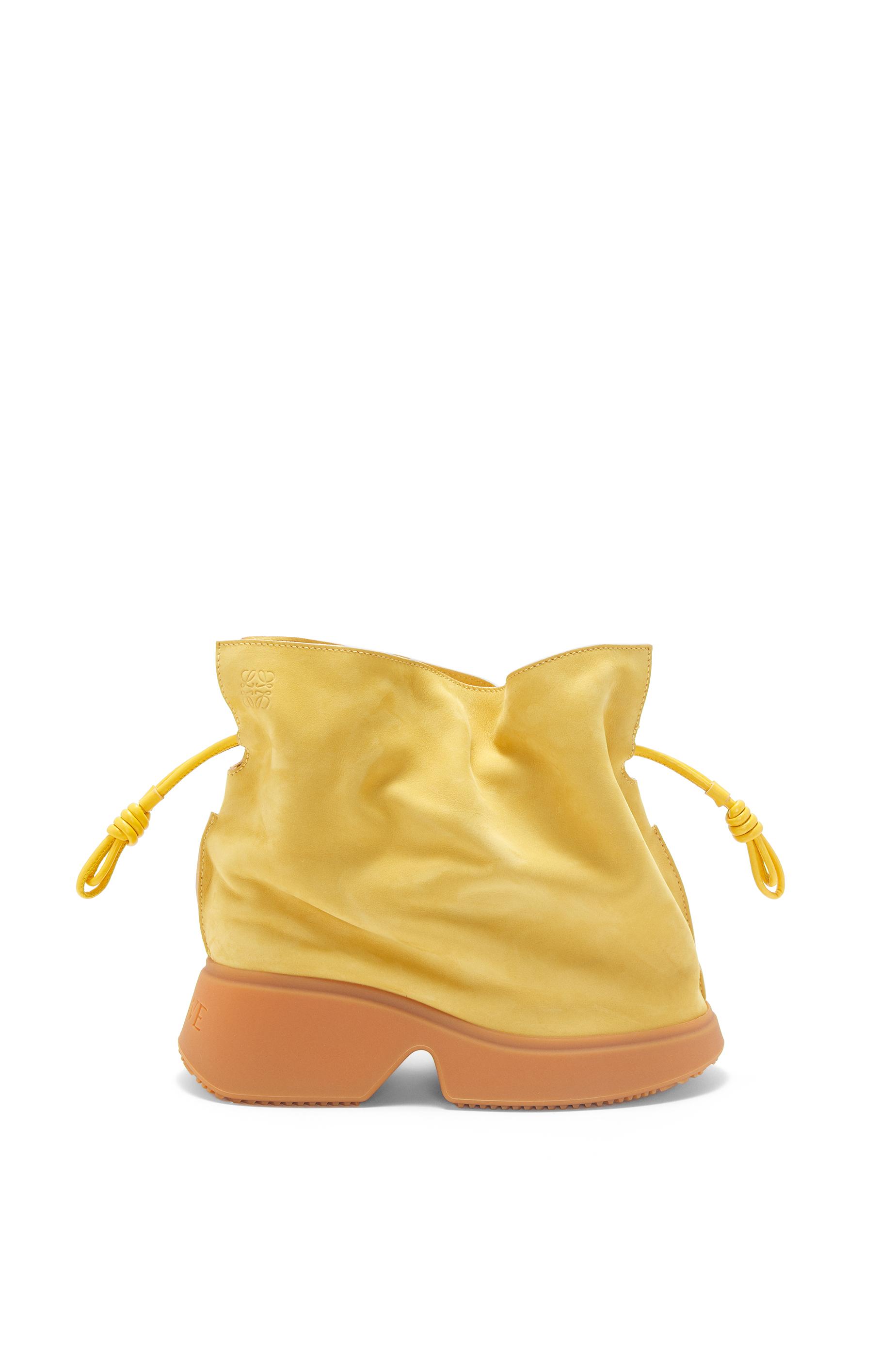 Loewe Flamenco Wedge Boot In Nubuck in Yellow | Lyst