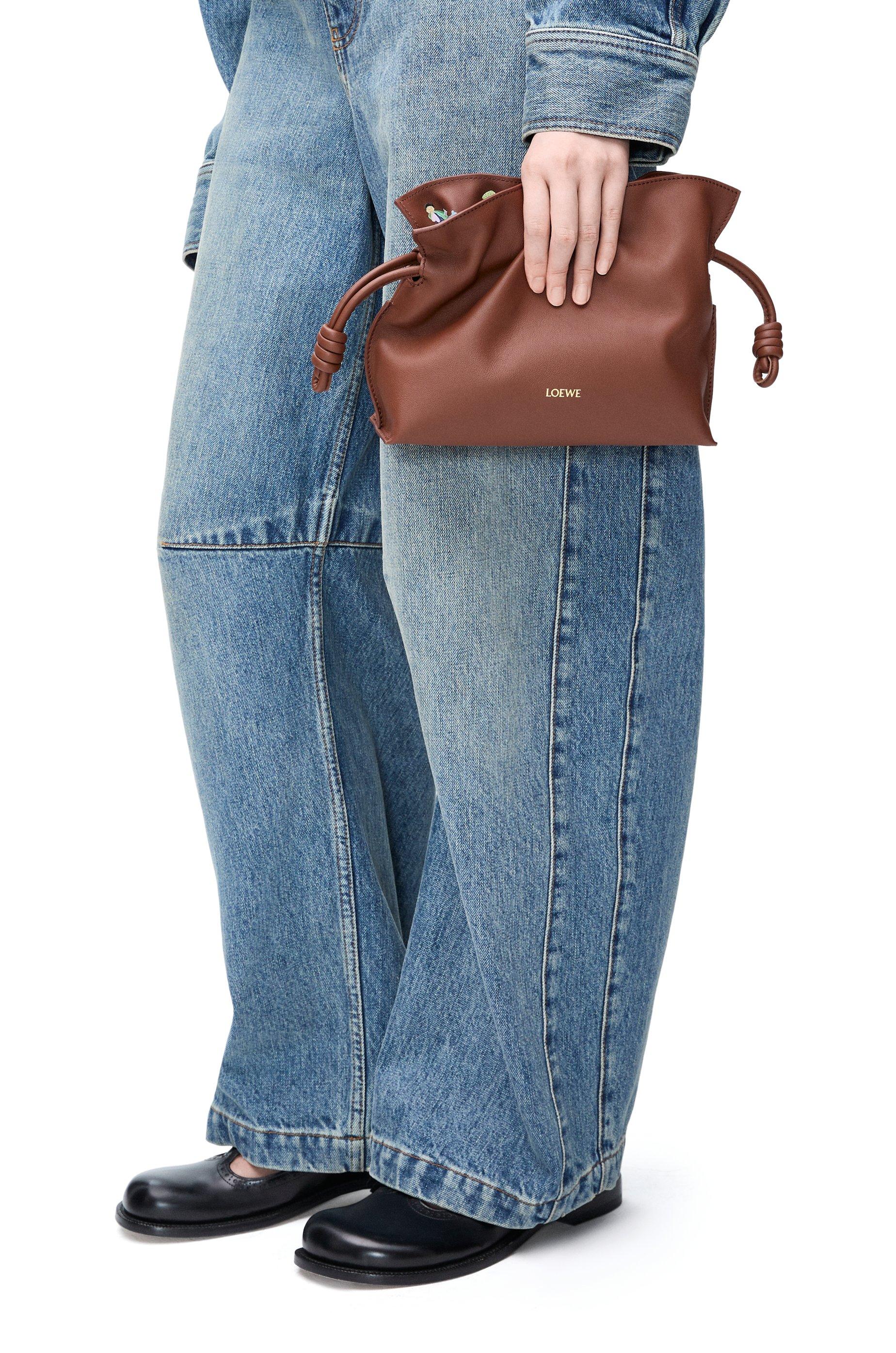 Loewe Luxury Hamster Mini Flamenco Clutch In Nappa Calfskin in Blue | Lyst