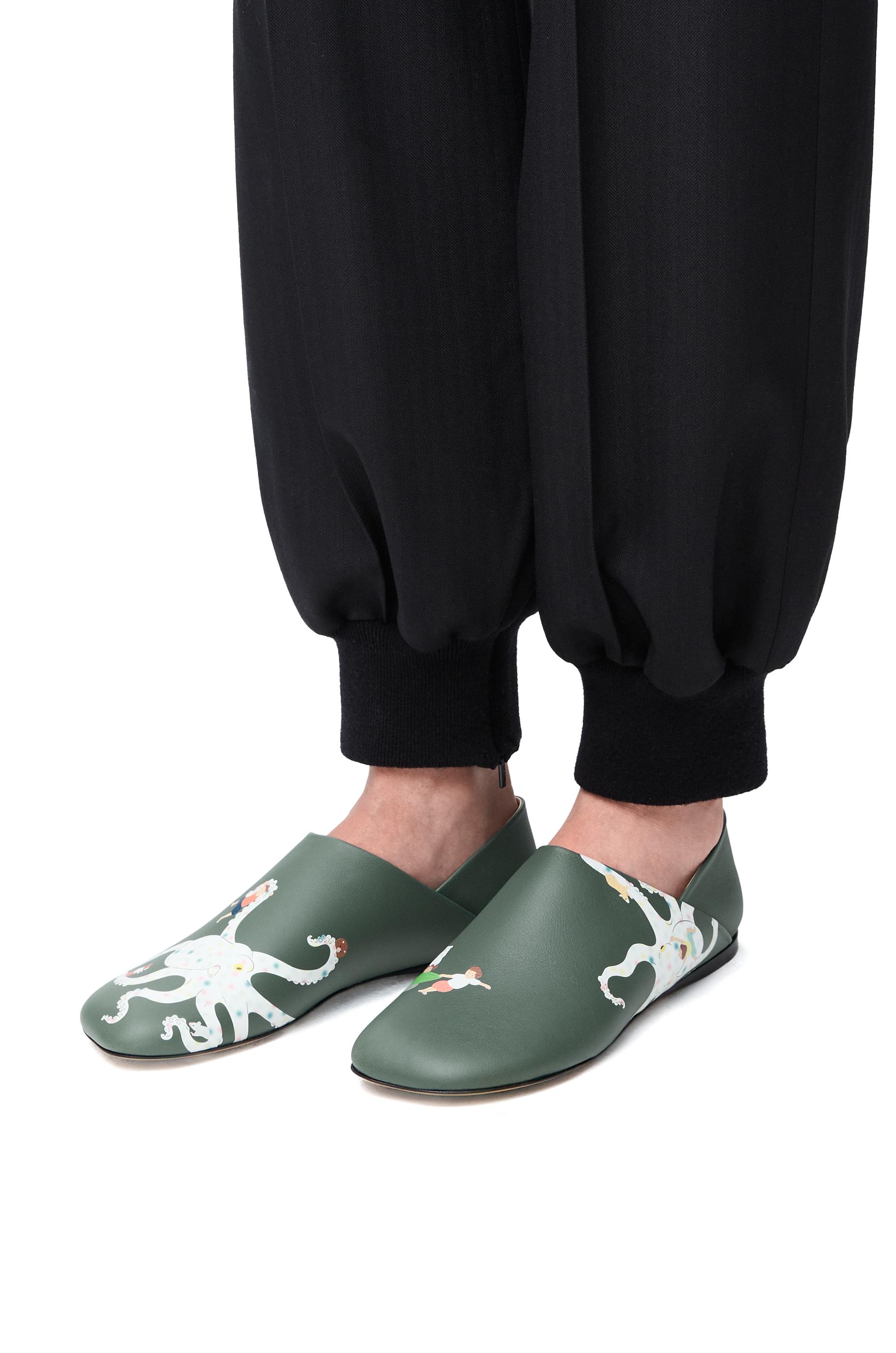 Loewe Luxury Octopus Toy Slipper In Nappa in Blue | Lyst