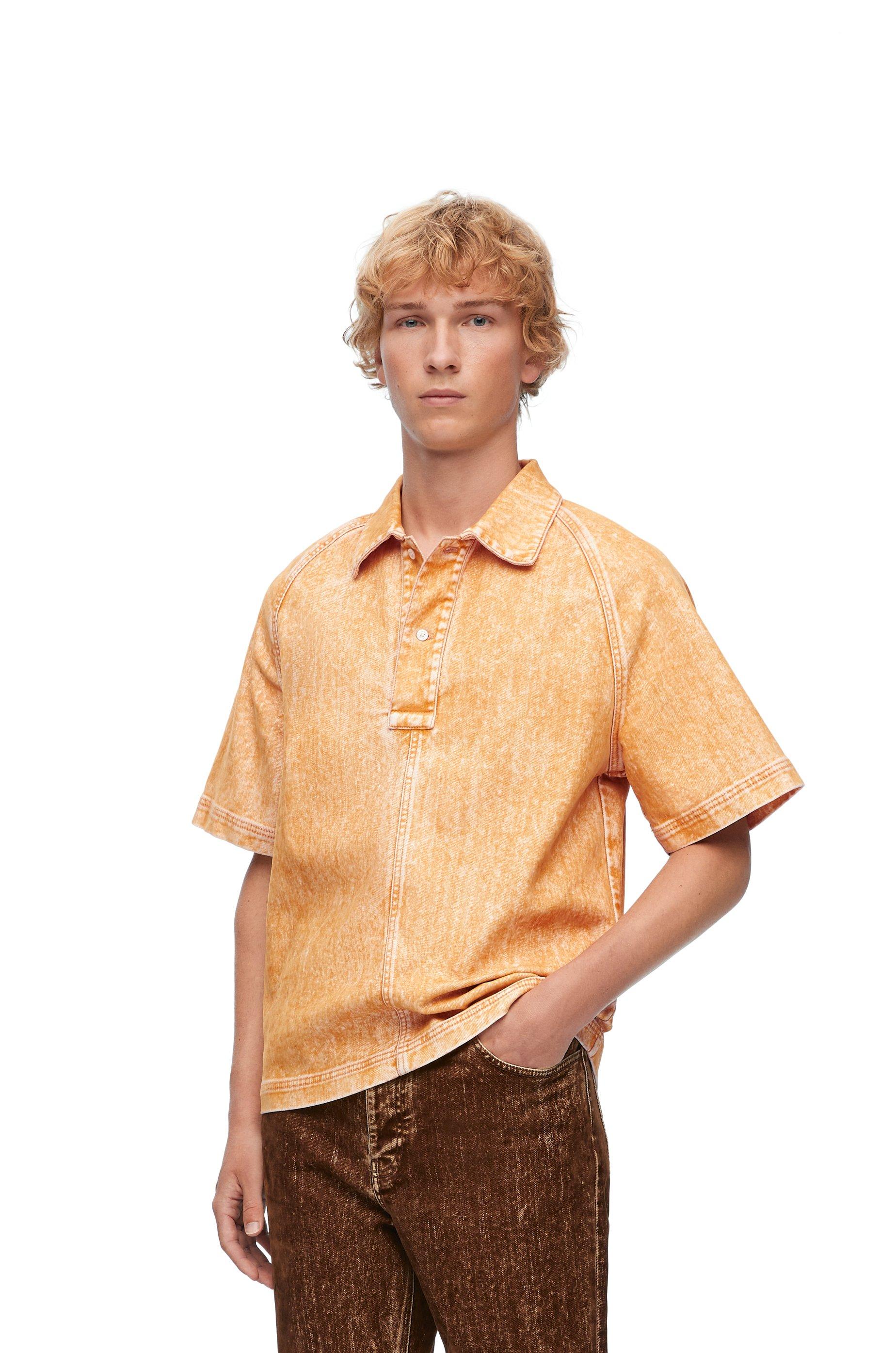 Loewe Luxury Polo Shirt In Denim in Natural for Men | Lyst