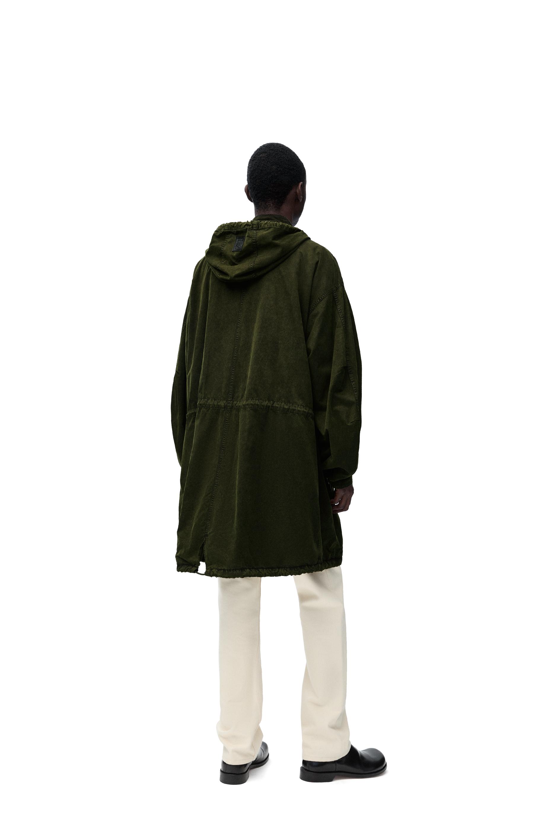 Loewe Parka In Technical Cotton in Black for Men | Lyst