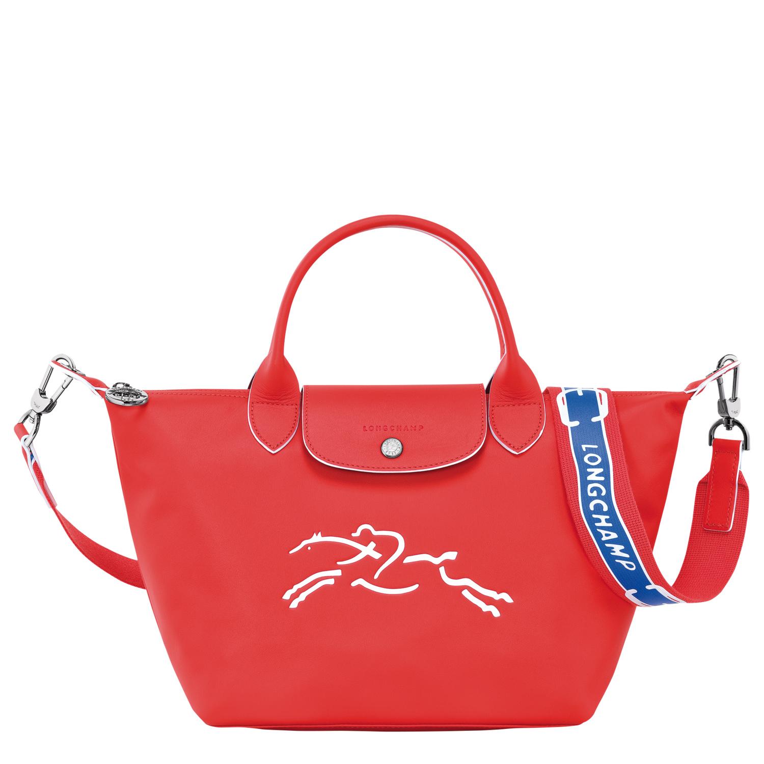 Bolso con asa superior S Le Pliage Xtra de Longchamp de color Rojo | Lyst