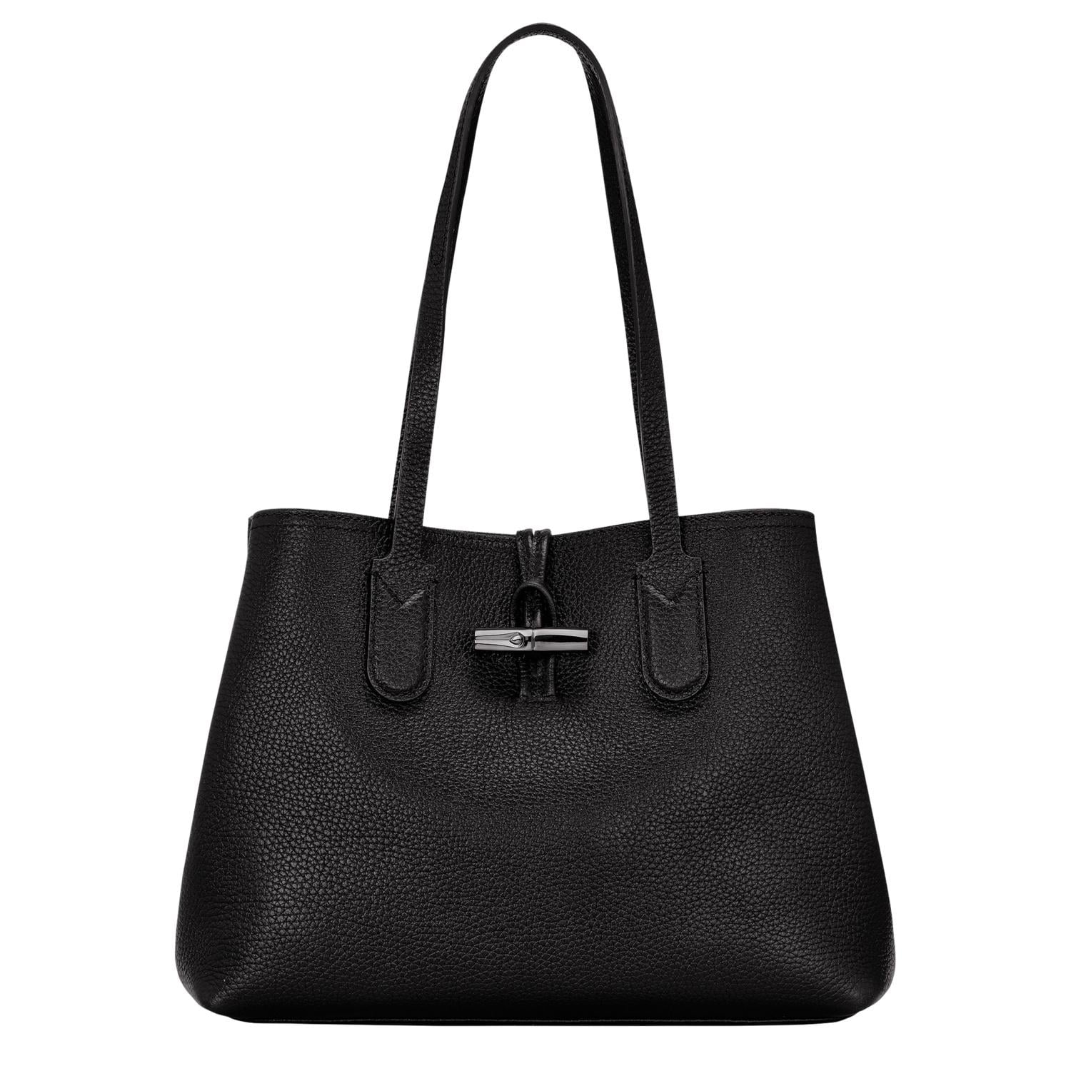 Longchamp Tote Bag M Le Roseau Essential in Black | Lyst