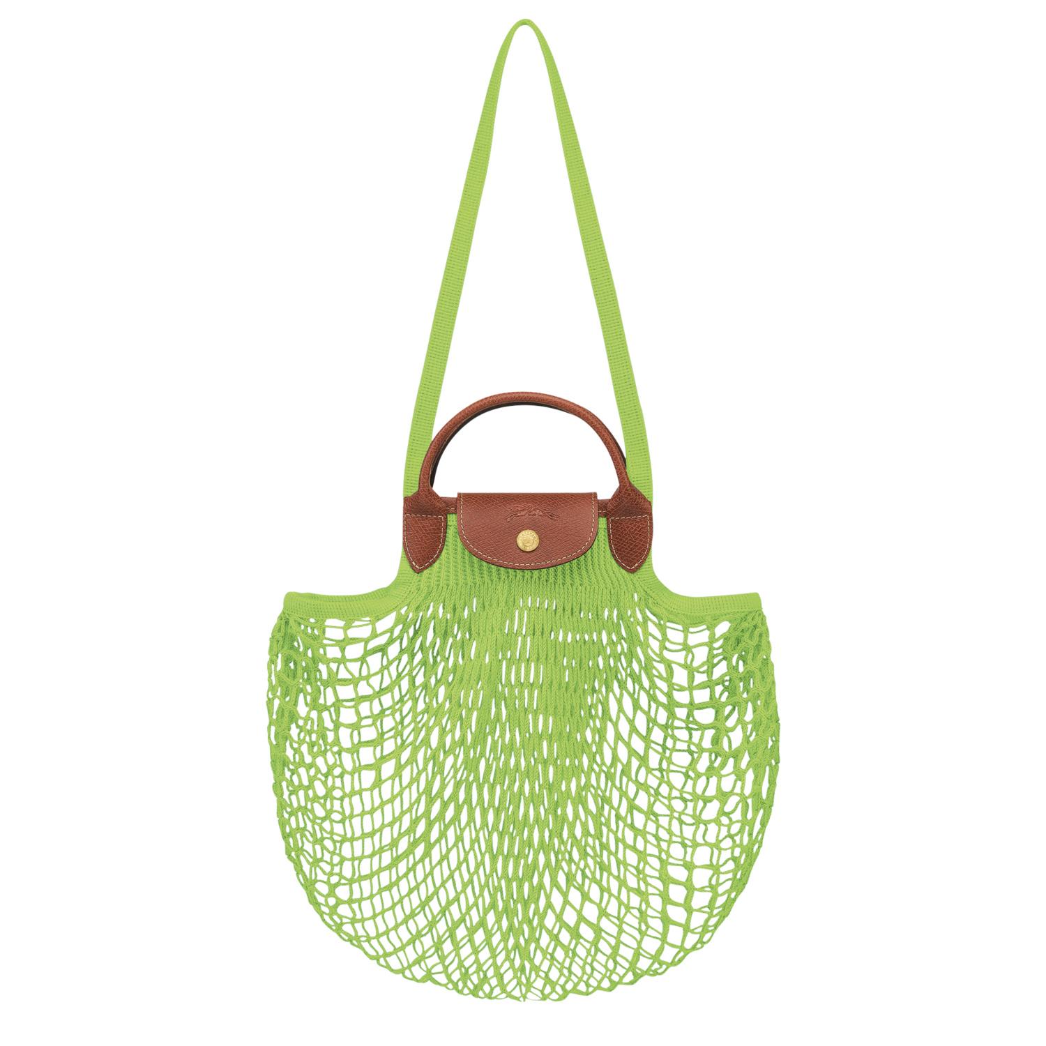 Longchamp Mesh Bag L Le Pliage Filet in Green | Lyst