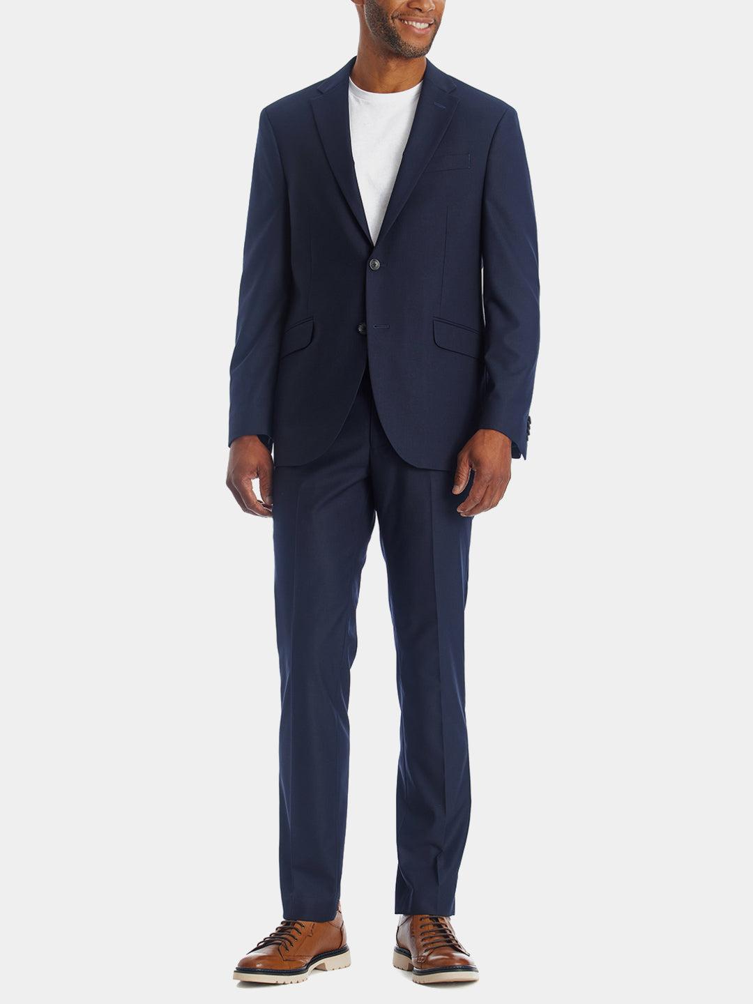 Kenneth Cole Reaction Slim Fit Techni Cole Suit Jacket In Blue For Men