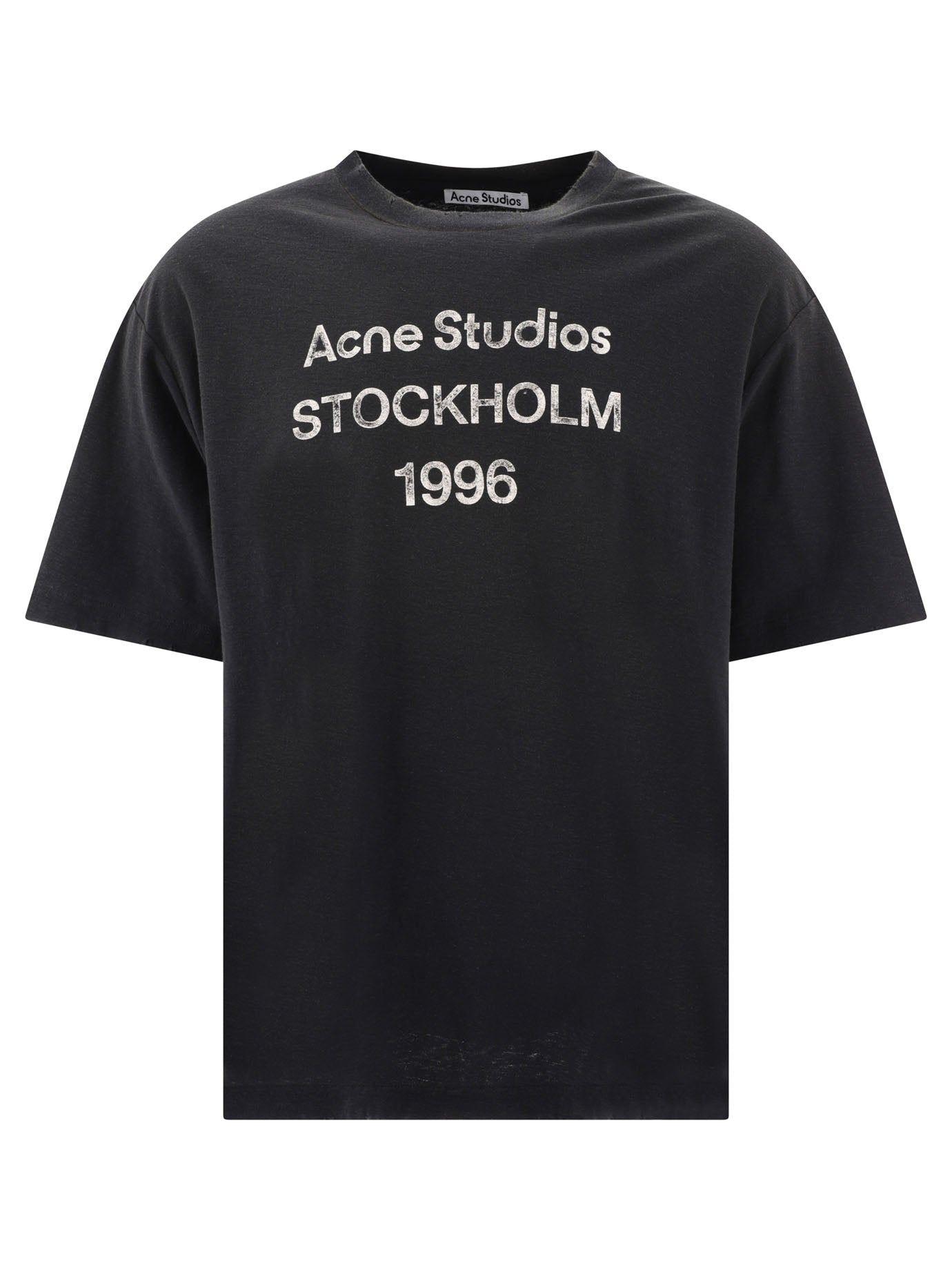 Acne Studios Stockholm 1996 T Shirt In Black For Men Lyst Acne Studios Stockholm 1996 T Shirt In Black For Men Lyst