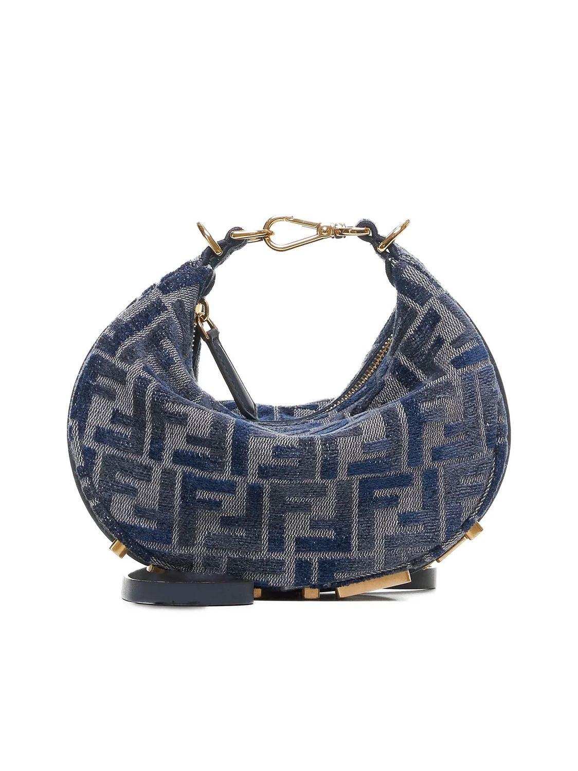 Fendi Mini Graph Ciniglia Sfuma in Blue | Lyst