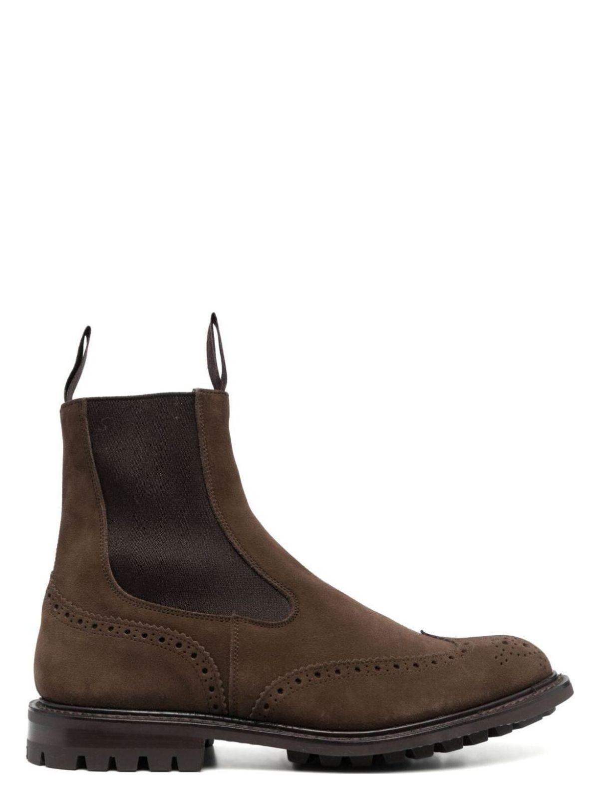 Tricker's Henry Beatles Commando Sole Boot in Brown for Men | Lyst