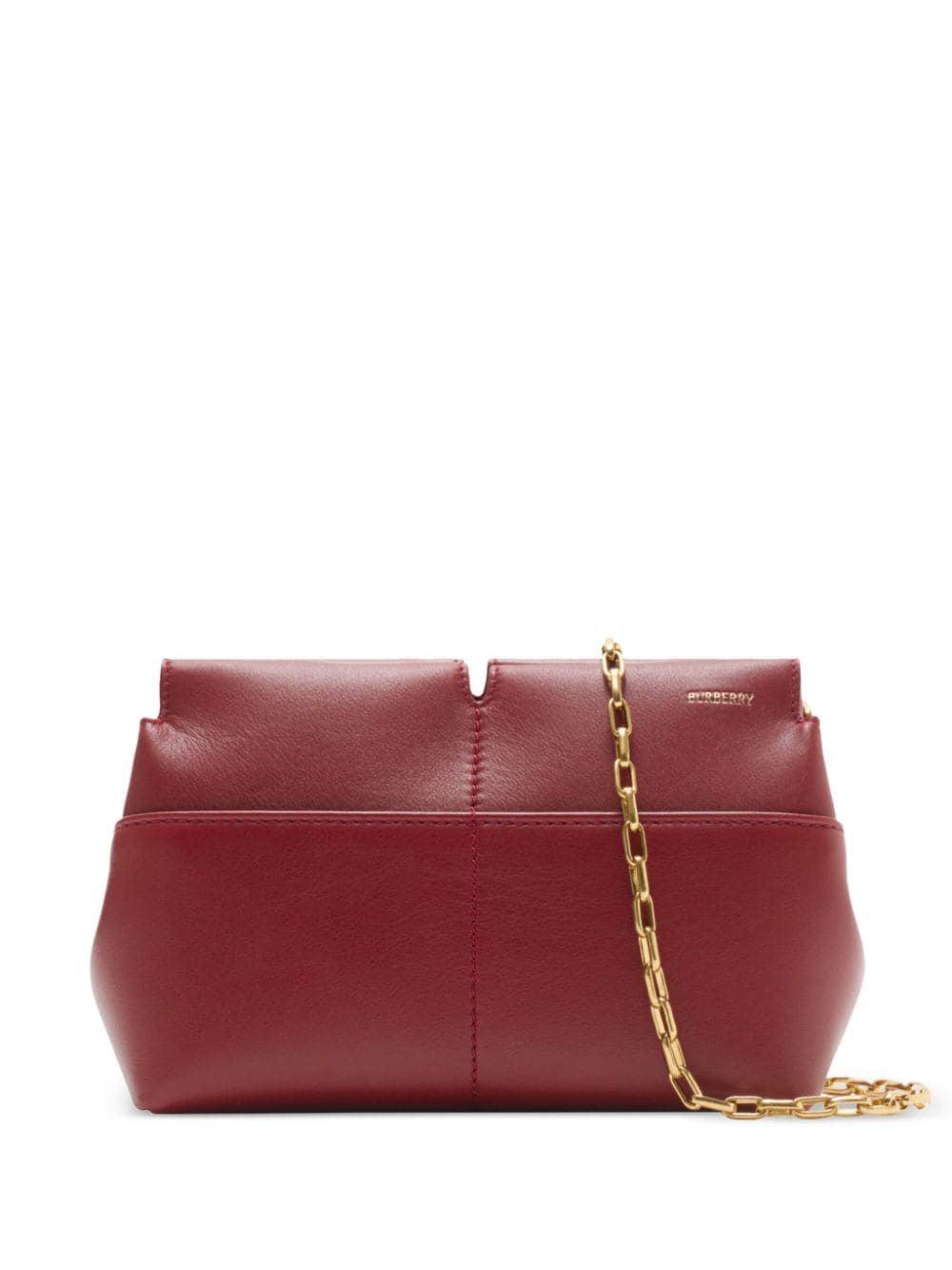 Burberry red clutch store