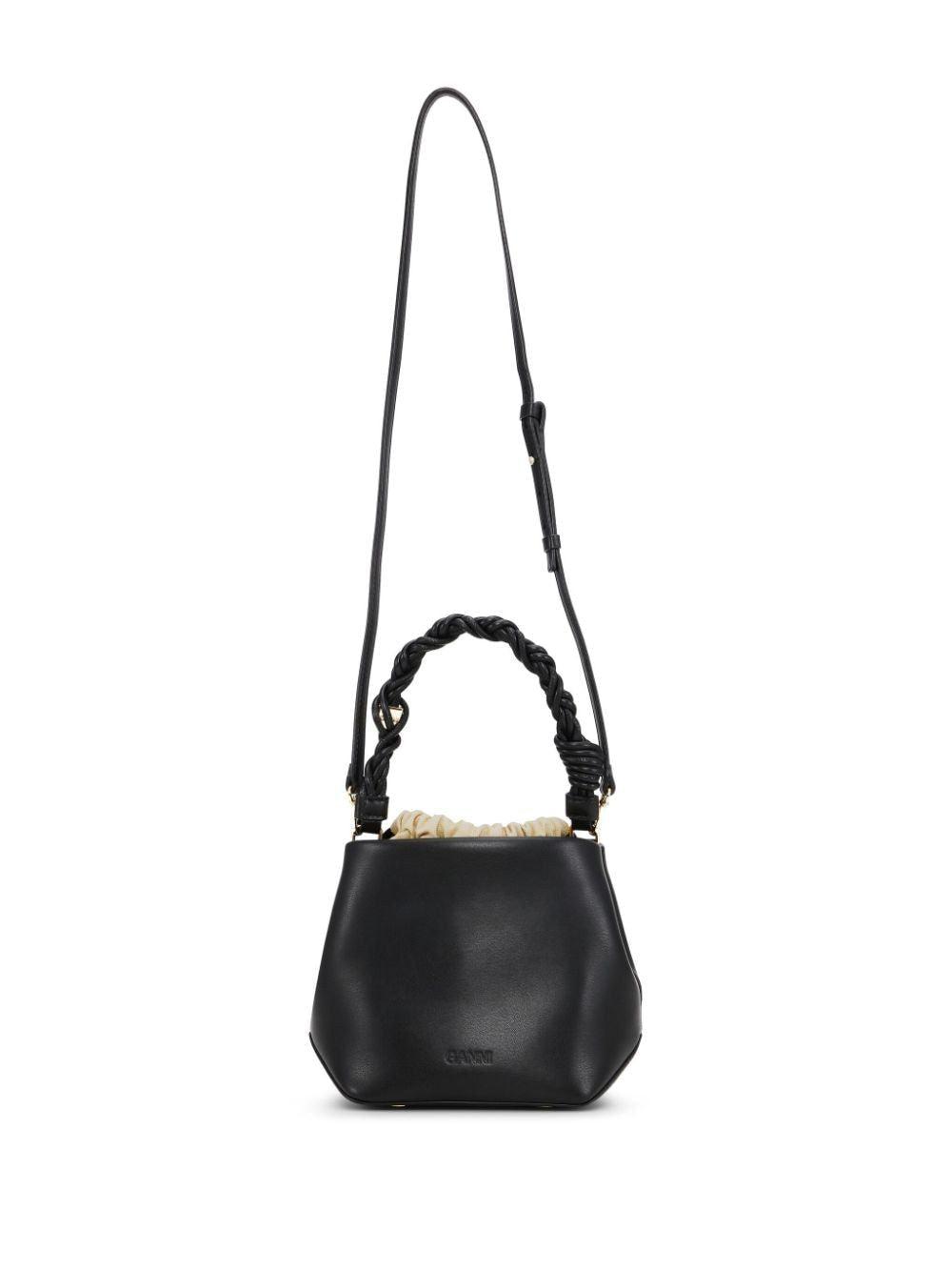 Ganni Crossbody Bucket in Black | Lyst