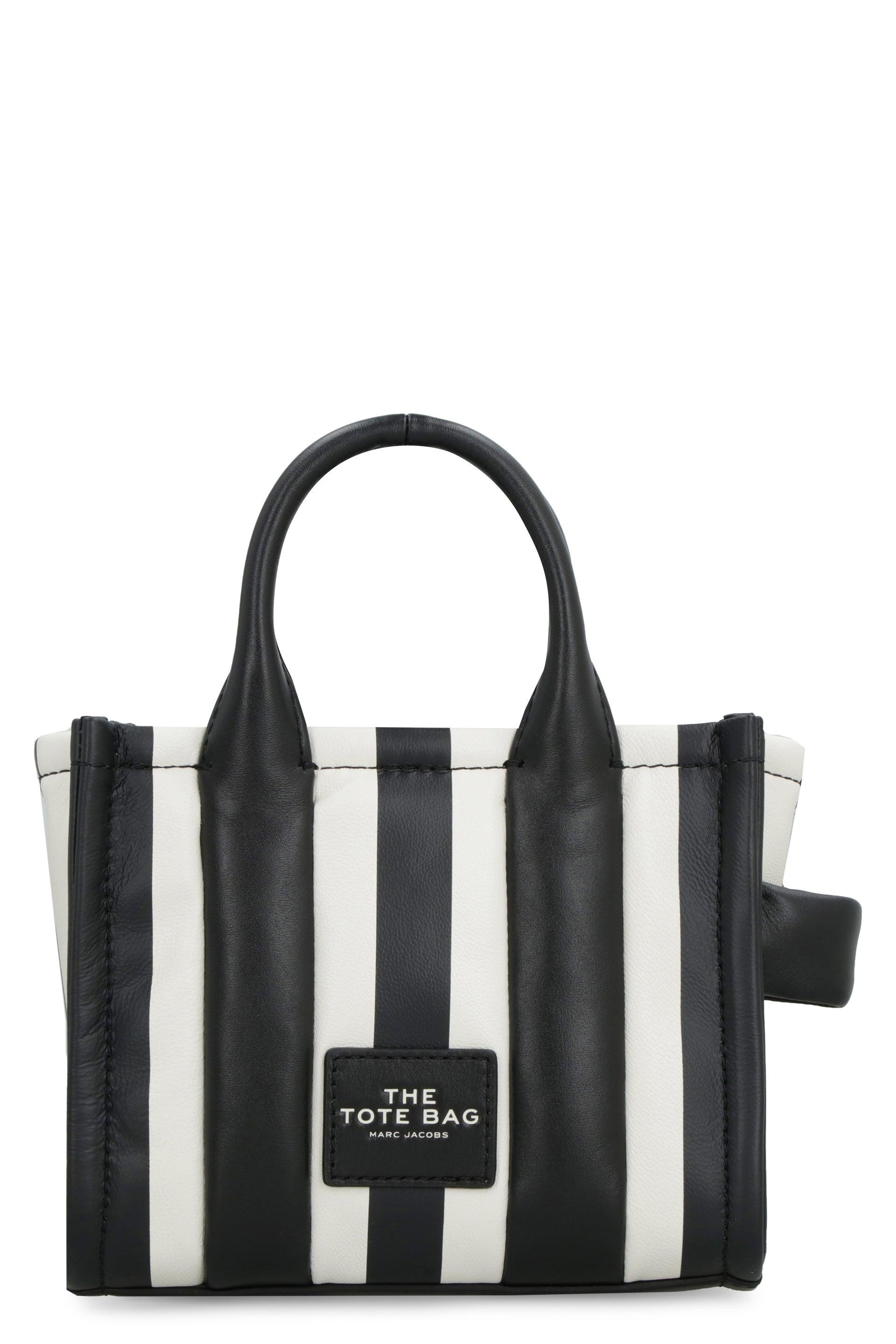 Marc Jacobs The Micro Tote Bag Leather in Black | Lyst