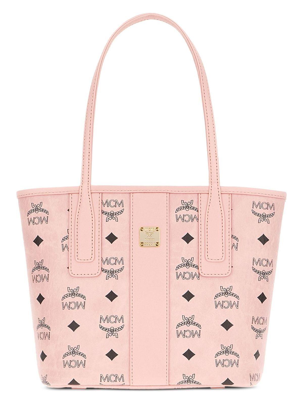 MCM Liz Vi Shopper Mini Bag in Pink | Lyst