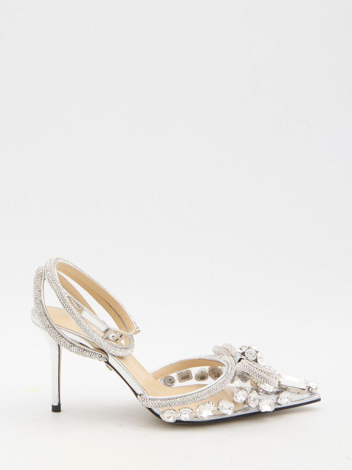 Mach & Mach Double Bow High Heels in White | Lyst