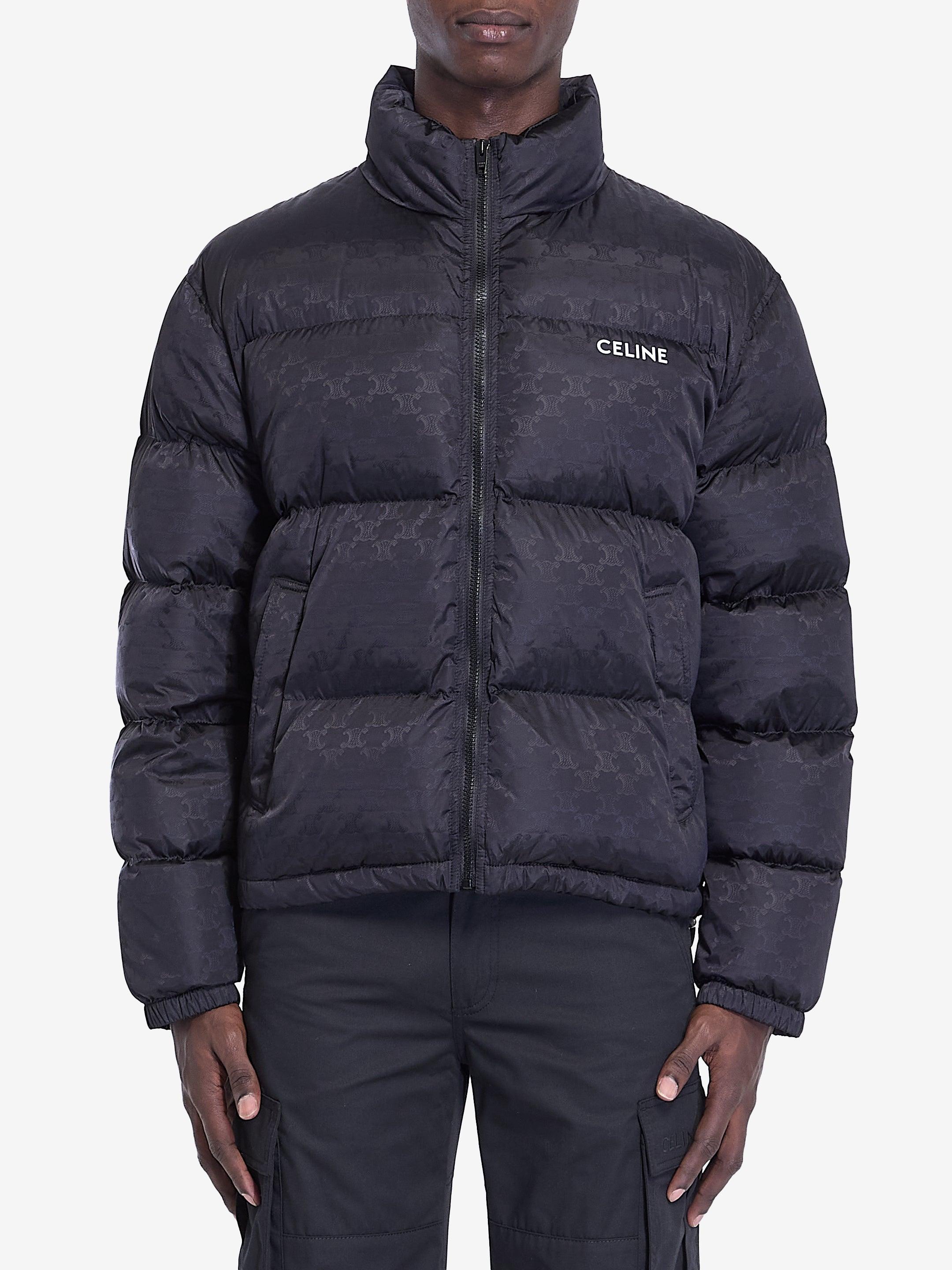 Celine Stylish Regular Fit Puffer Jacket in Blue for Men | Lyst UK