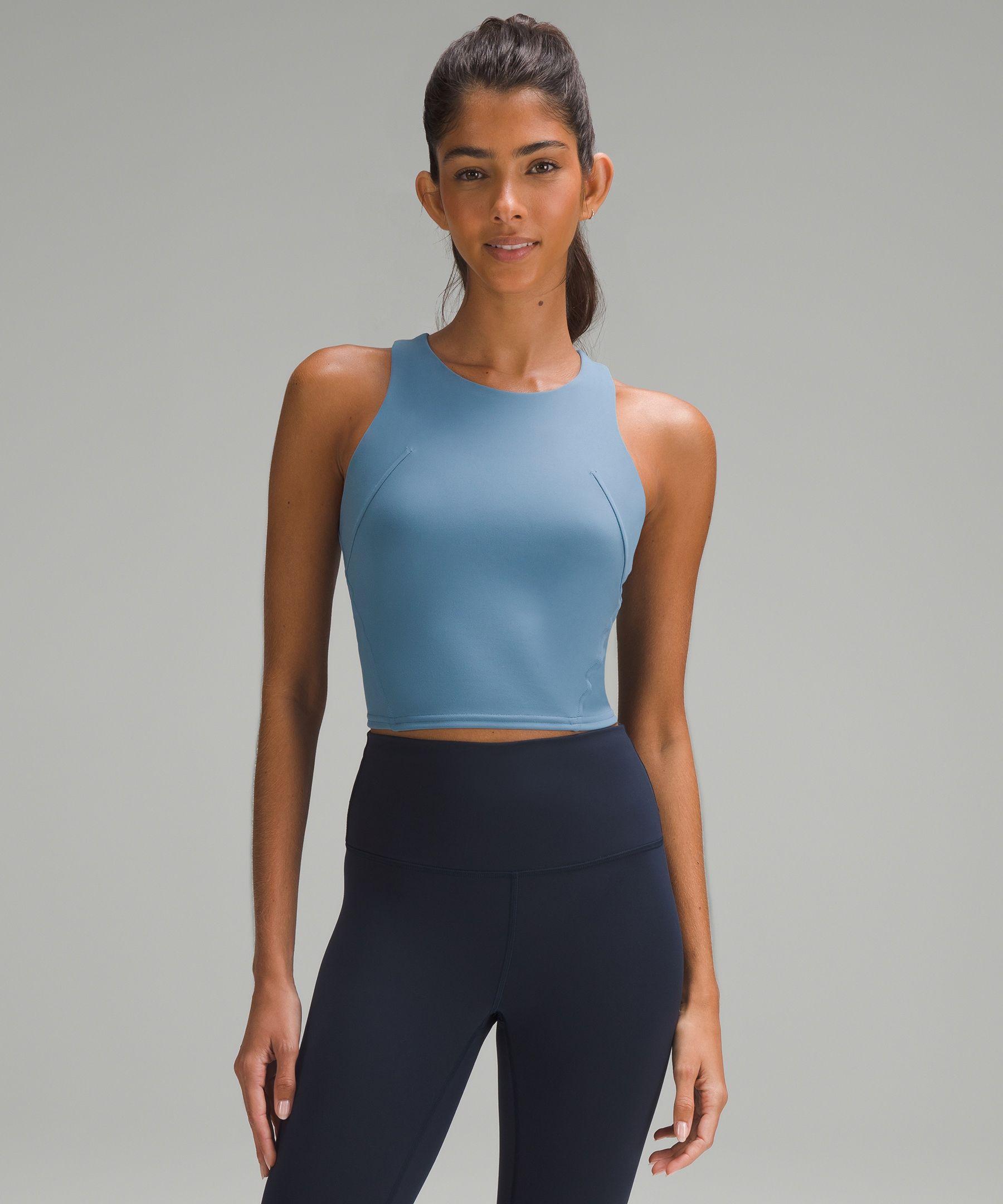 lululemon Wunder Train Racerback Tank Top in Blue | Lyst