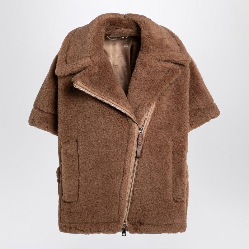 Max Mara Camel-Coloured Cape in Brown | Lyst