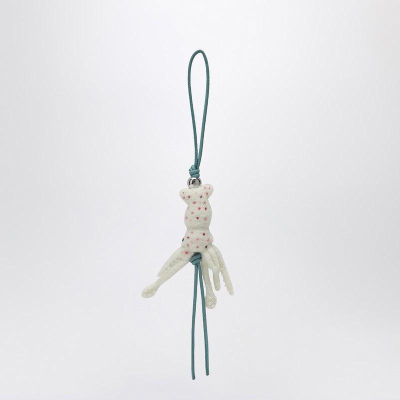 Loewe Felt And Leather Squid Charm in Metallic | Lyst