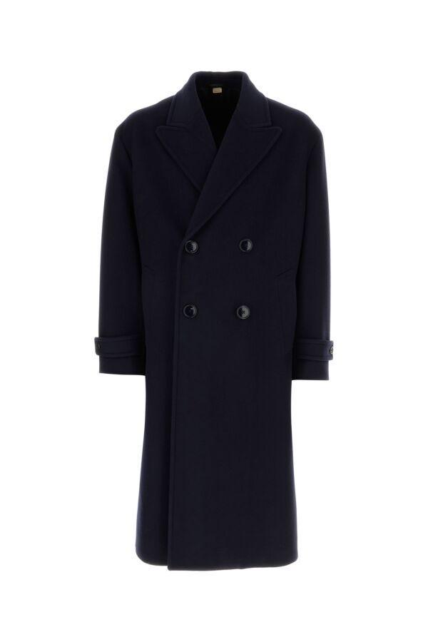 Gucci Midnight Wool Coat in Blue for Men | Lyst