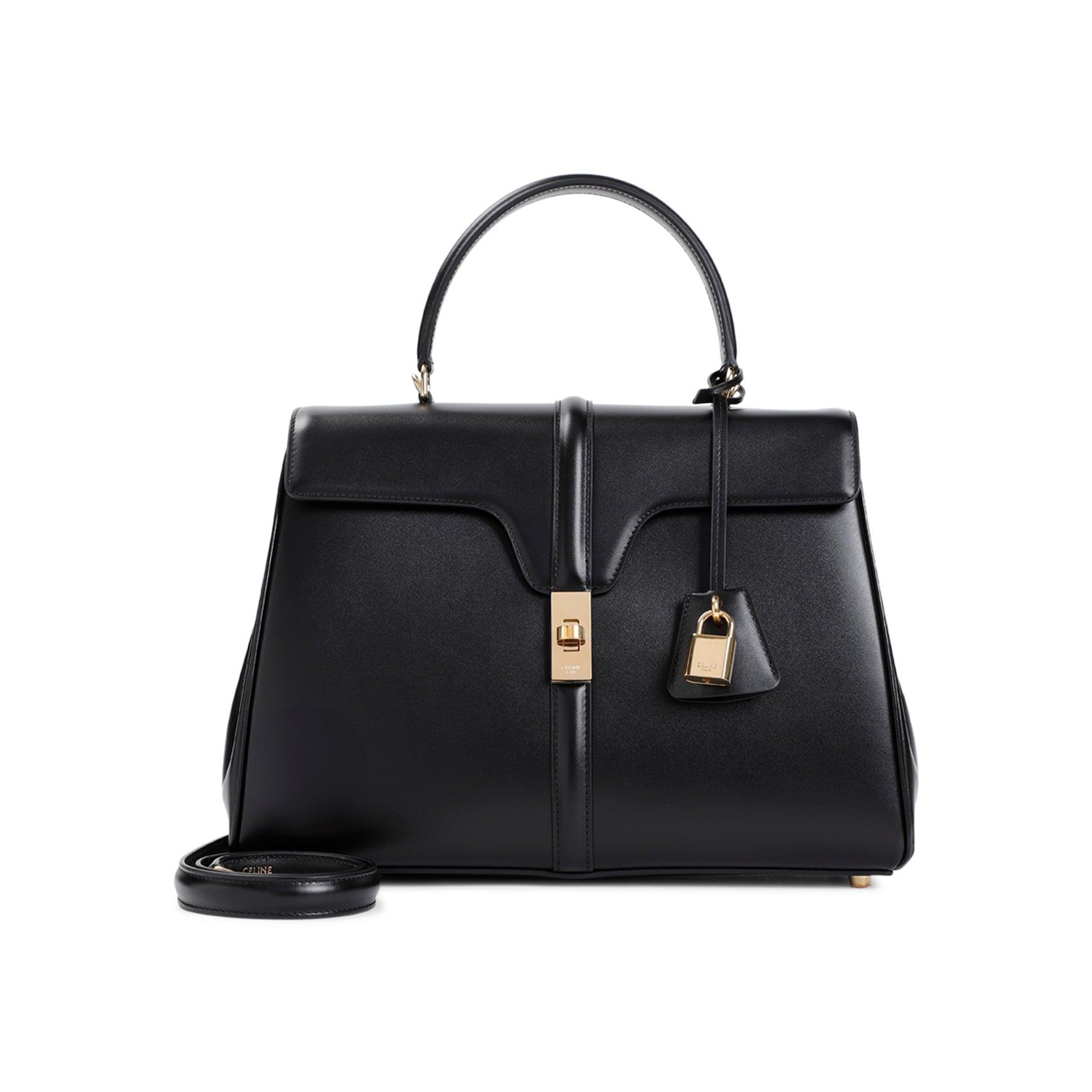 Celine Classic 16 Shoulder Bag in Black | Lyst