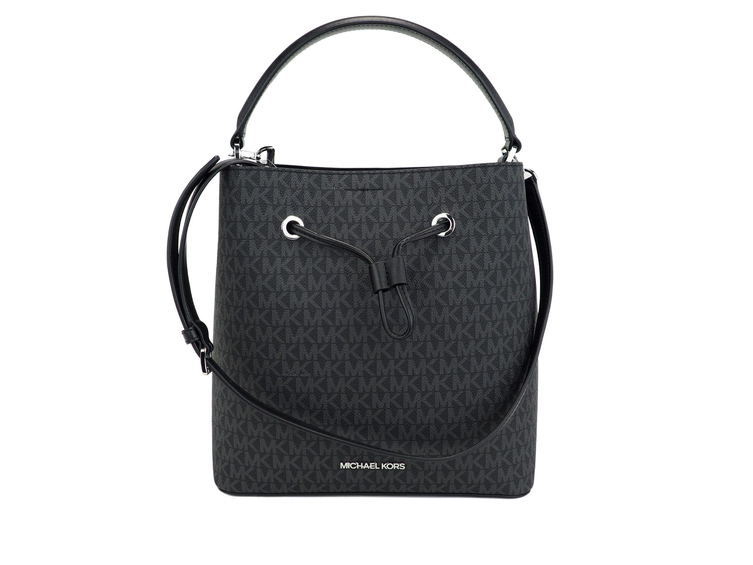 Michael Kors Suri Large Signature Pvc Convertible Bucket Bag To ...