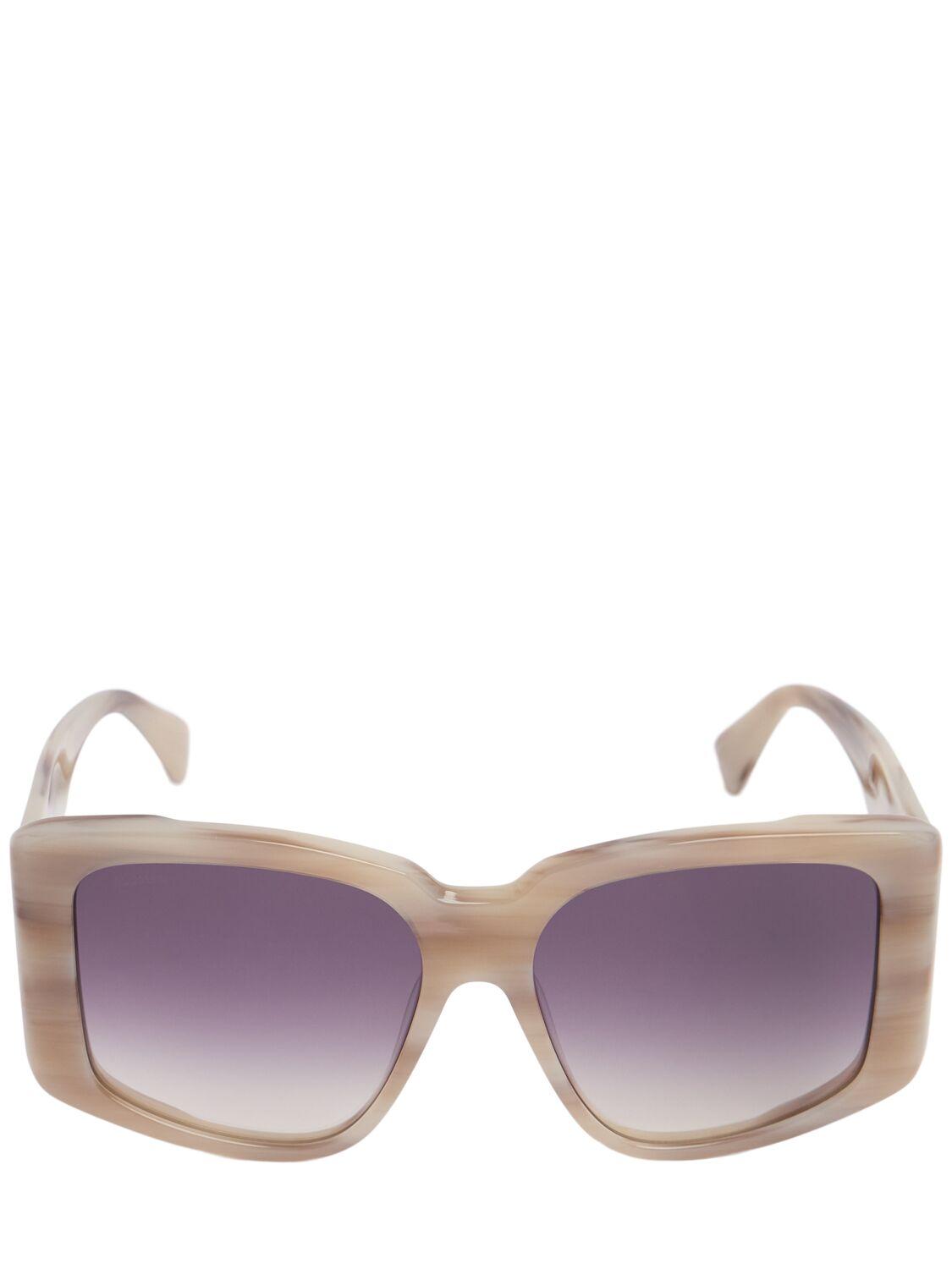 Max Mara Glimpse6 Round Sunglasses Horn/Grad Unique in Purple | Lyst