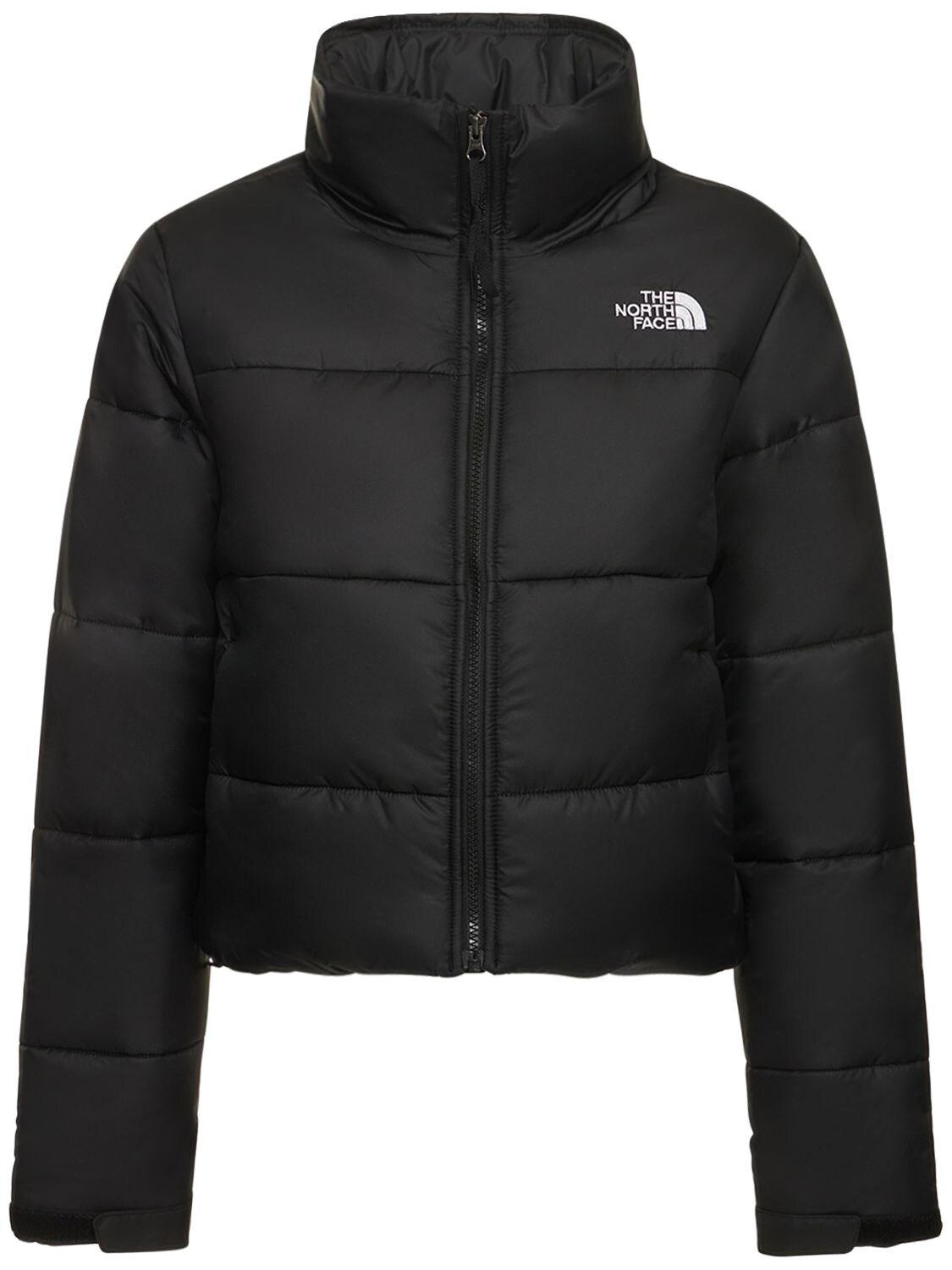 The North Face Saikuru Cropped Puffer Jacket in Black | Lyst Australia