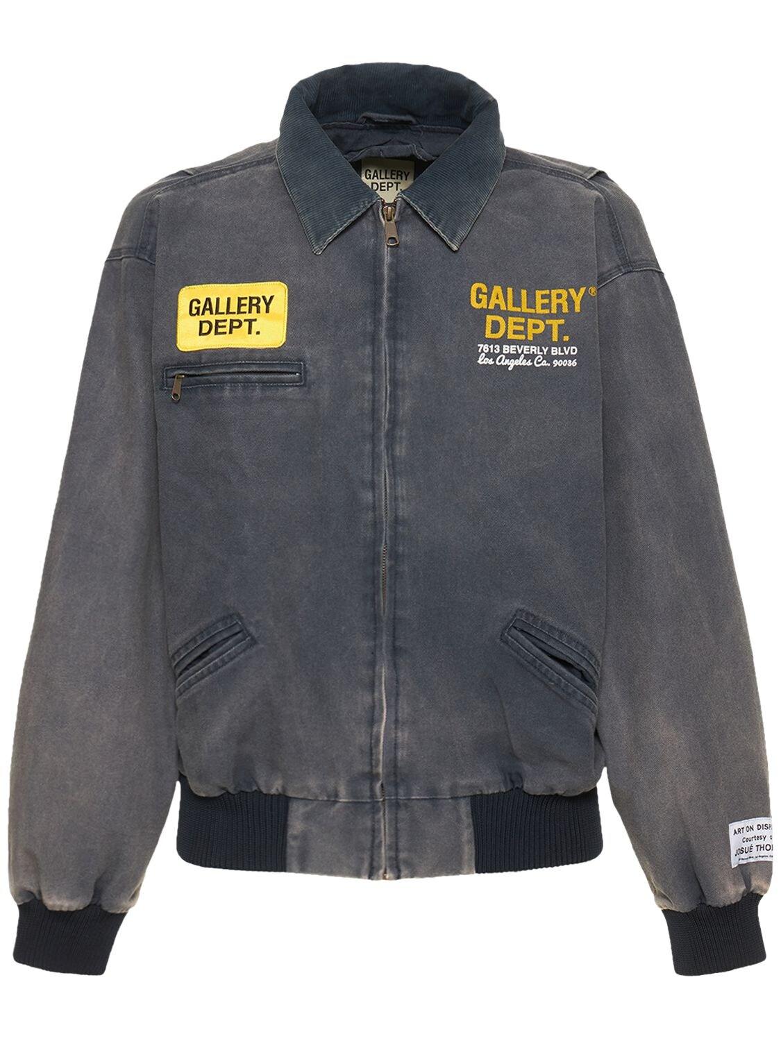 GALLERY DEPT. Mechanic Cotton Varsity Jacket in Grey for Men | Lyst UK