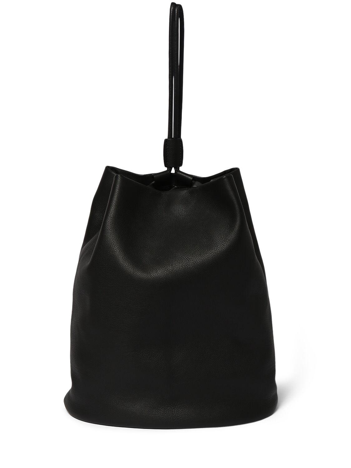 The Row Joe Leather Backpack in Black | Lyst UK