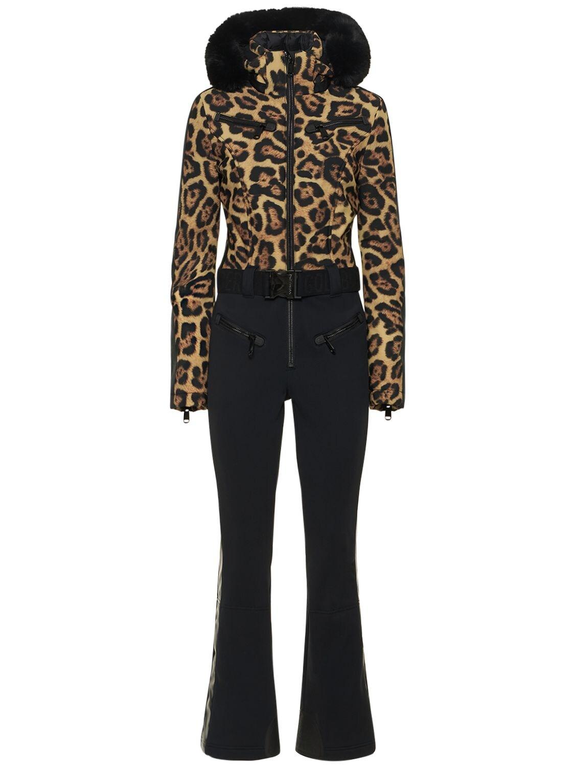 Goldbergh Lynx Soft Shell Down Ski Suit W/faux Fur in Black | Lyst Canada