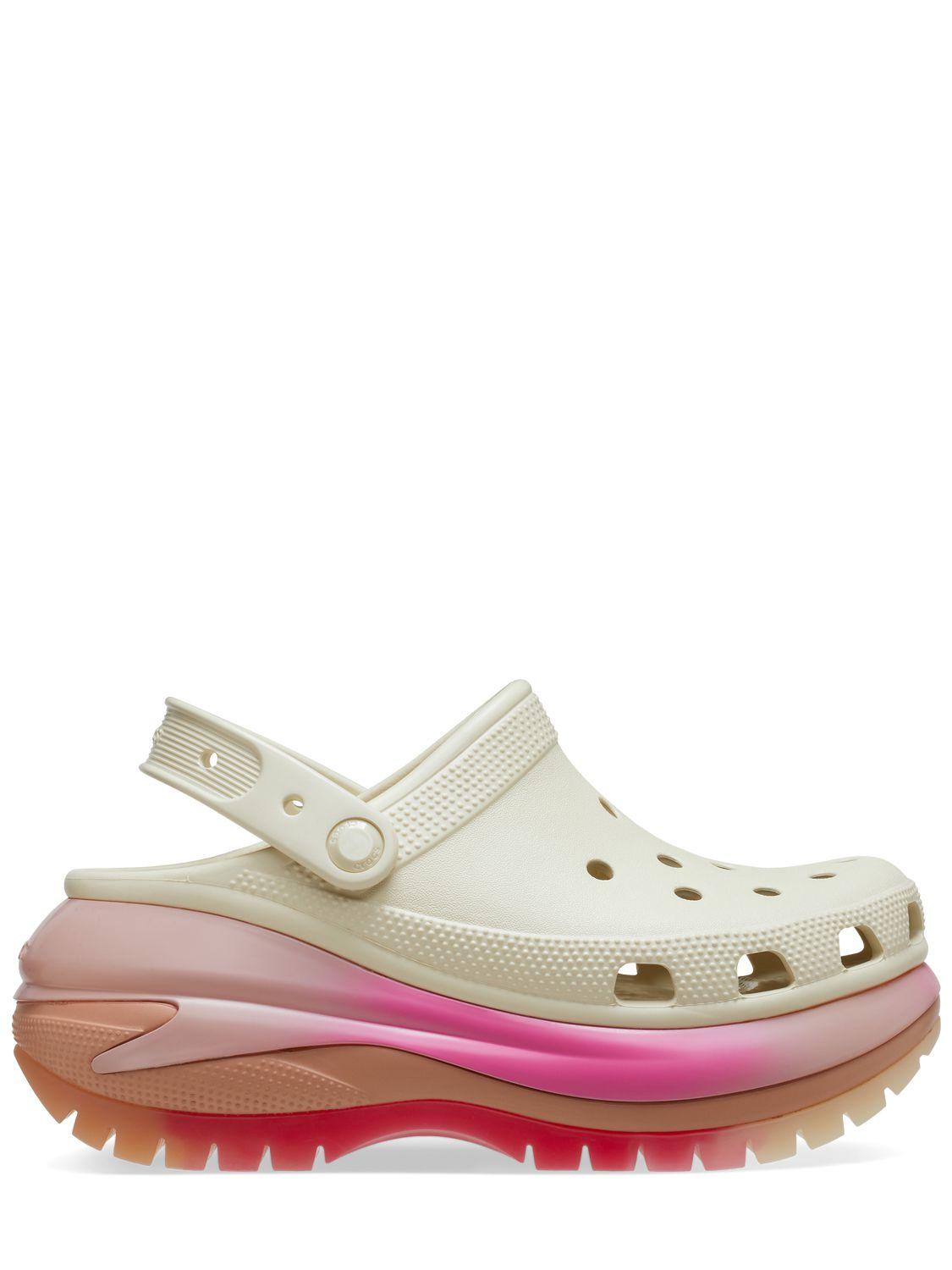 Crocs™ Classic Mega Crush Color Dip Clog in Natural | Lyst UK