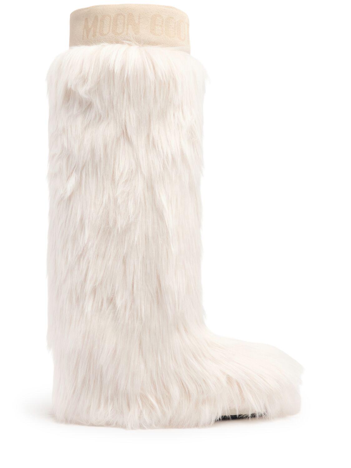 Moon Boot Tall Icon Yeti Extra Boots in White | Lyst