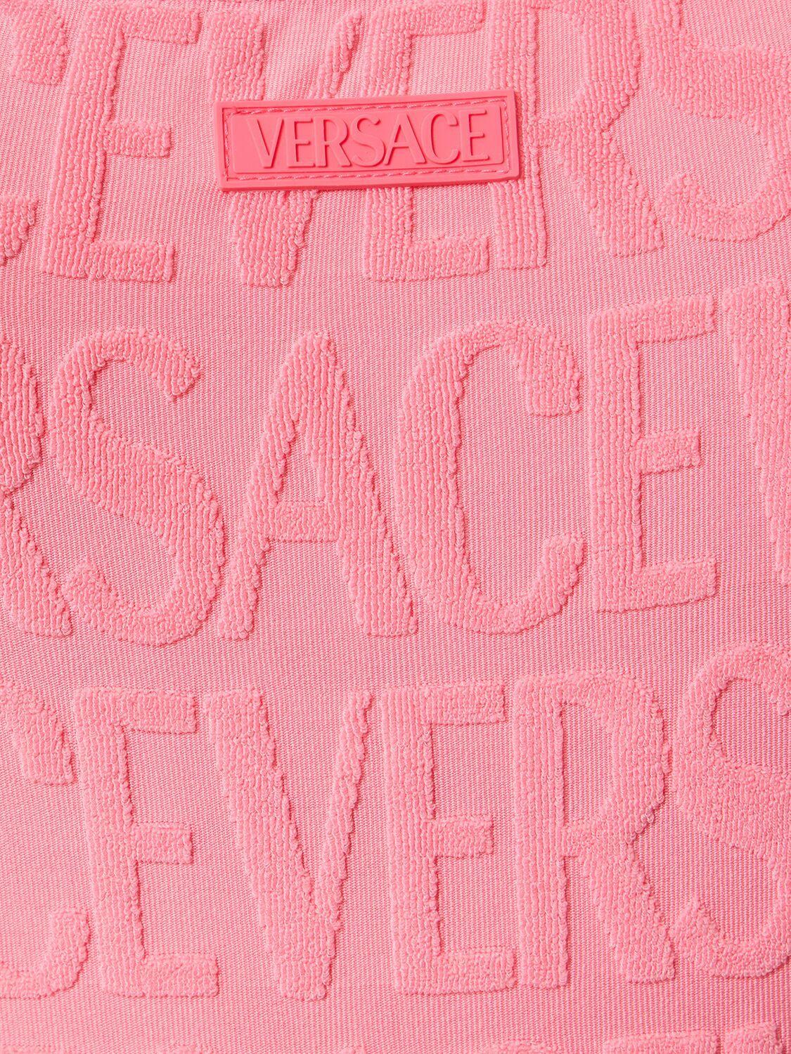 Versace Logo Wallpaper Pink