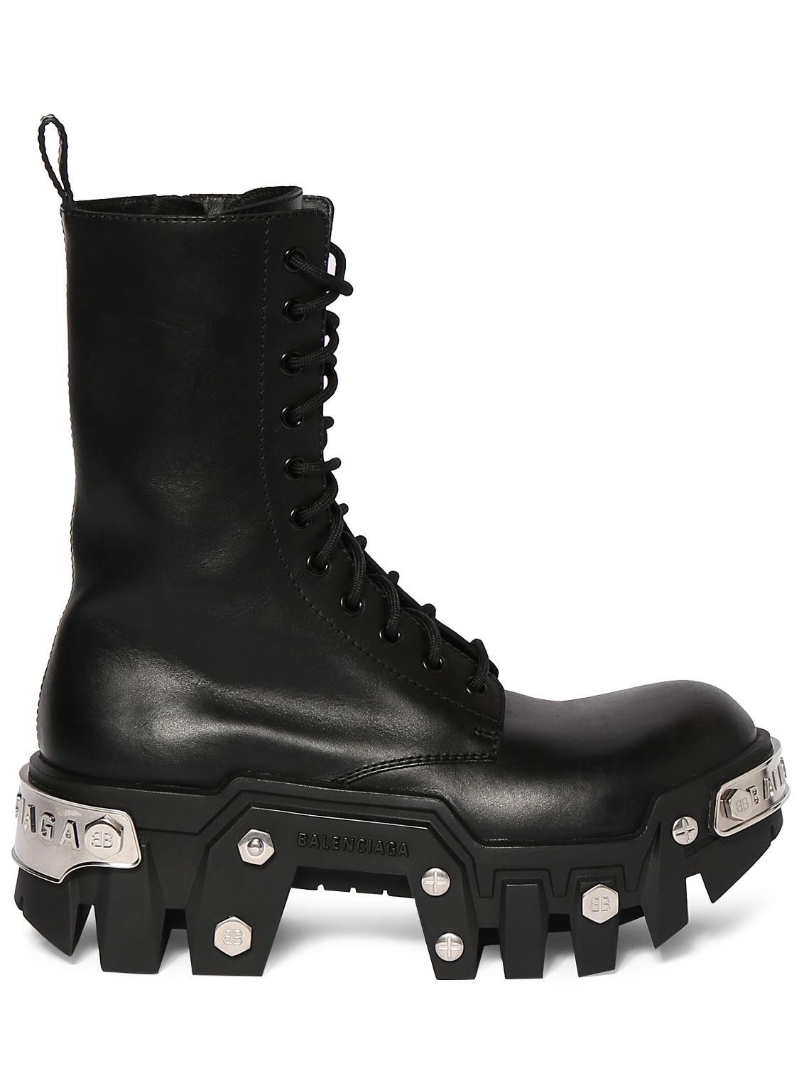 Balenciaga Bulldozer Boots in Black for Men | Lyst